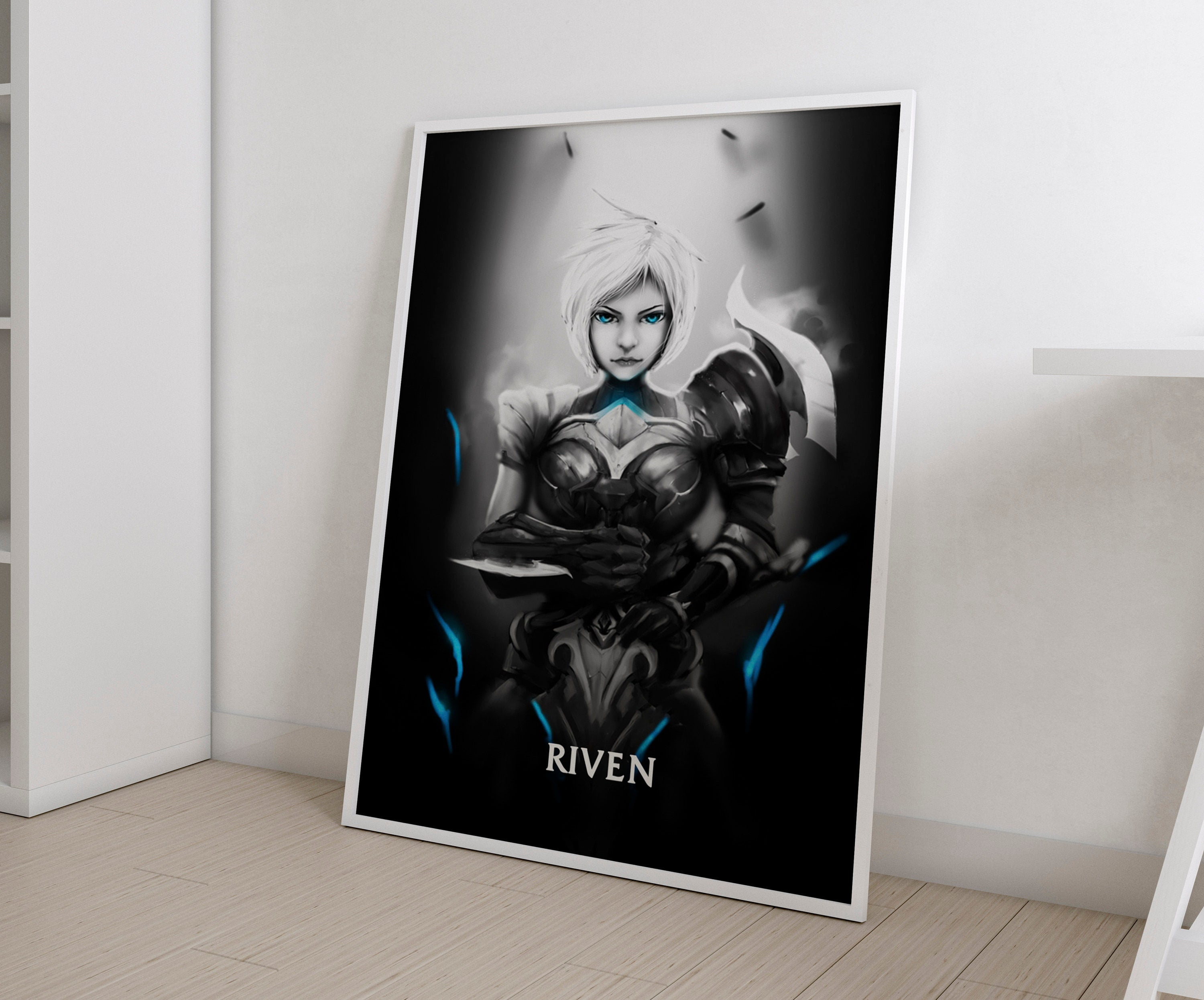 POSTER Riven League of Legends League of Legends Poster the Exile LoL ...