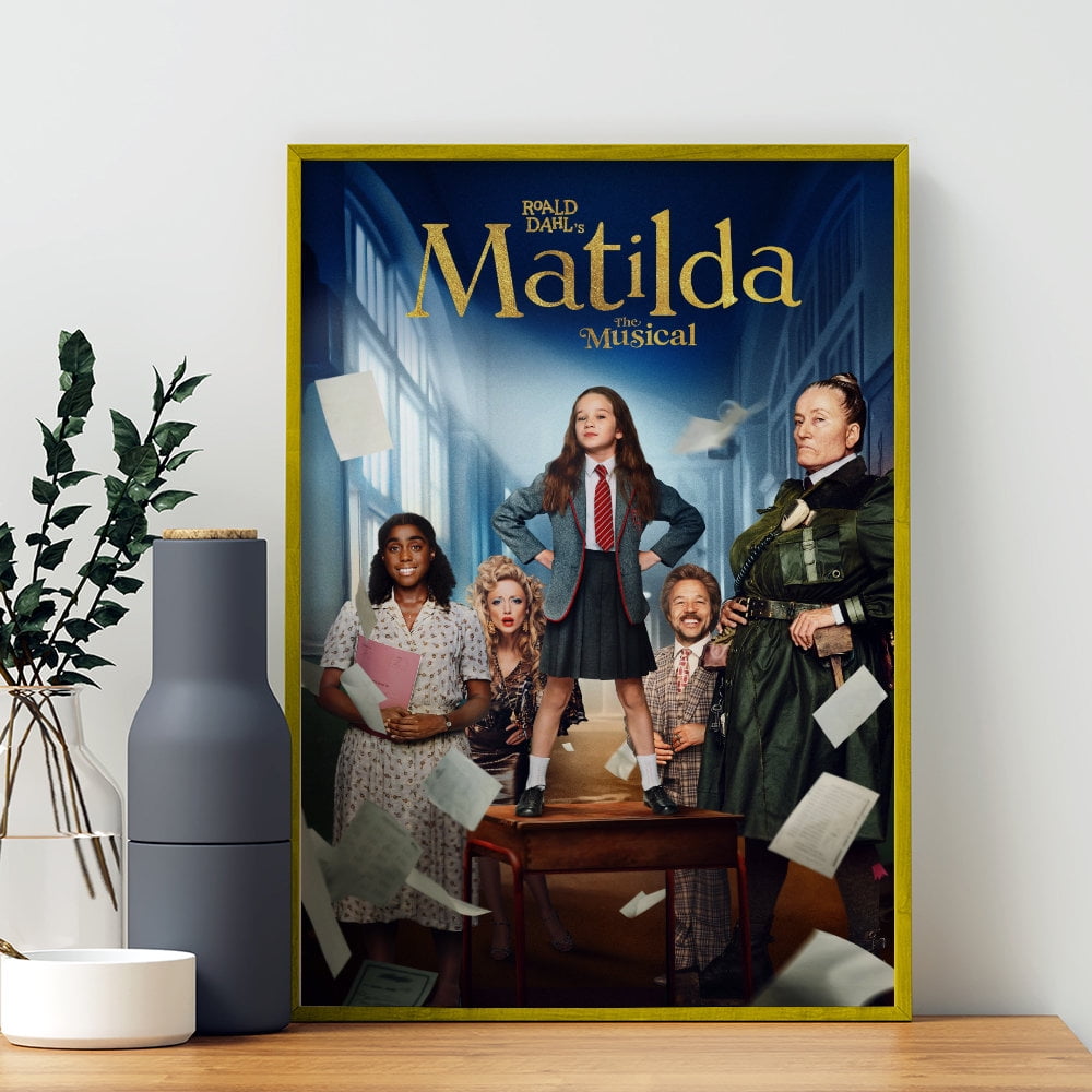 POSTER Roald Dahlâ€™s Matilda the Musical Movie Poster, Cool Wall Decor ...