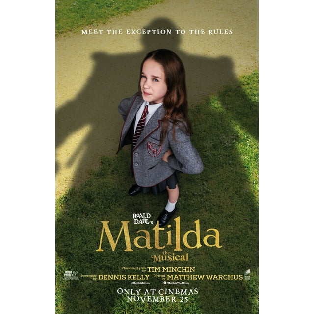 Poster Roald Dahls Matilda The Musical Film 2022 Actress Movie Poster
