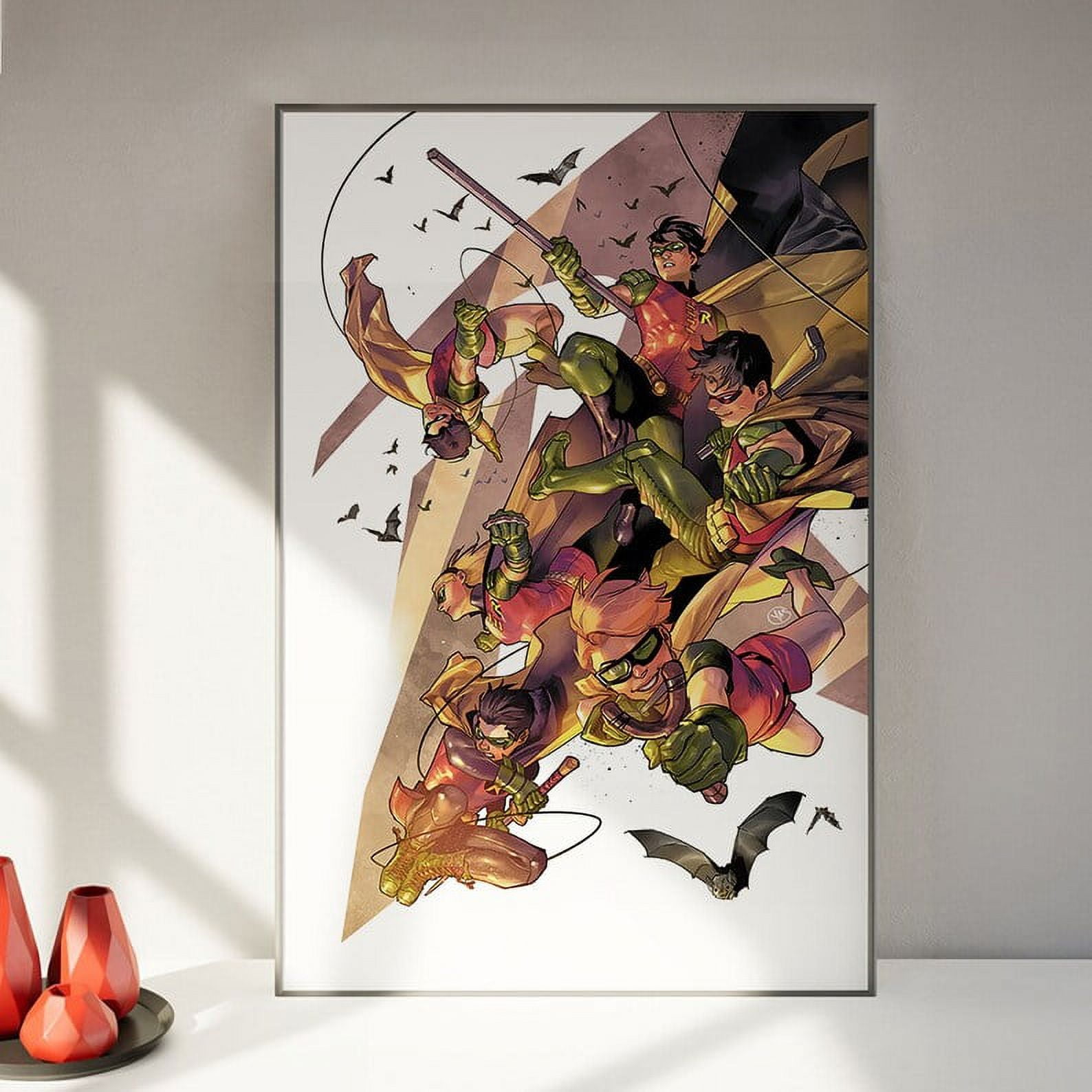POSTER Robin Dick Grayson Jason Todd Stephanie Brown Damien Wayne Bruce ...