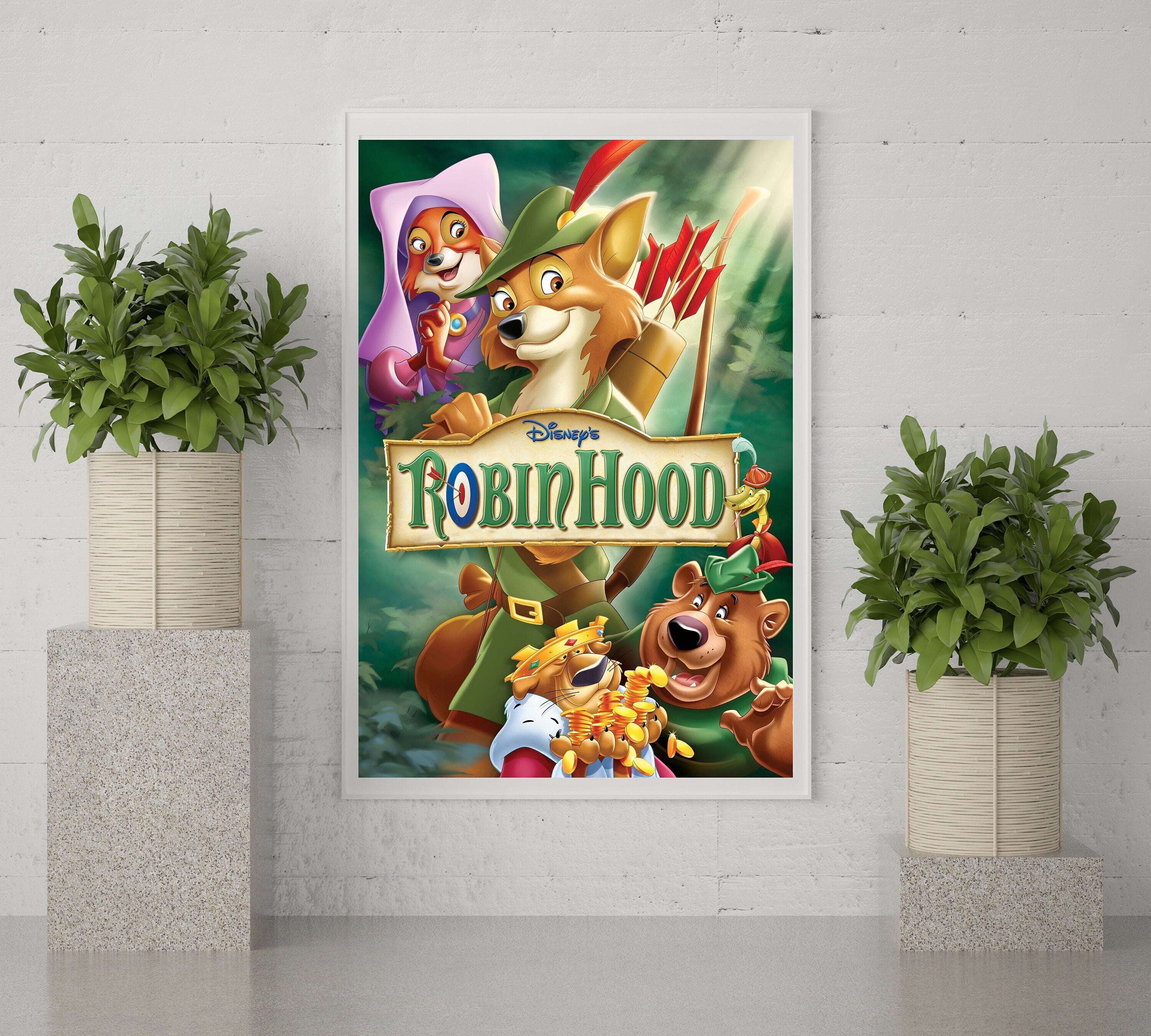 POSTER Robin Hood - Animated Movie Poster-UNFRAMED - Walmart.com