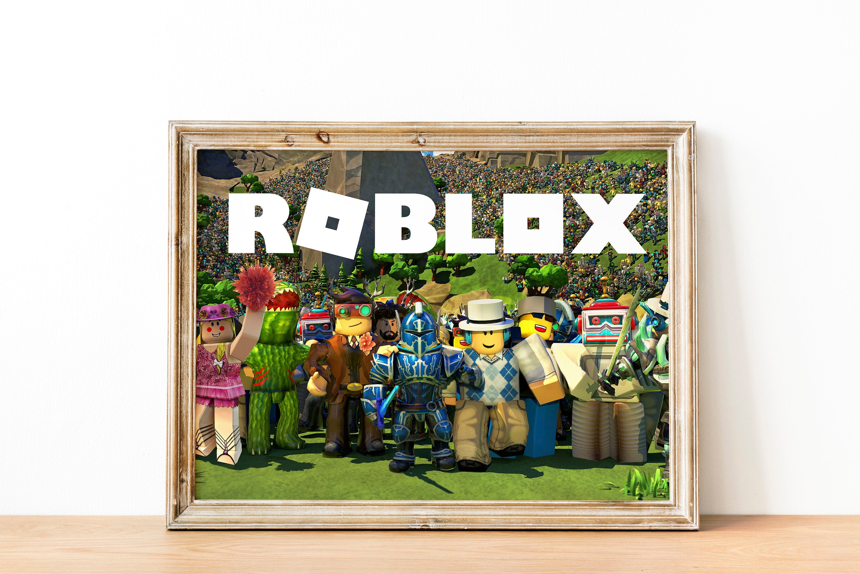 POSTER Roblox Poster, Gaming Printable Banner Print -UNFRAMED - Walmart.com