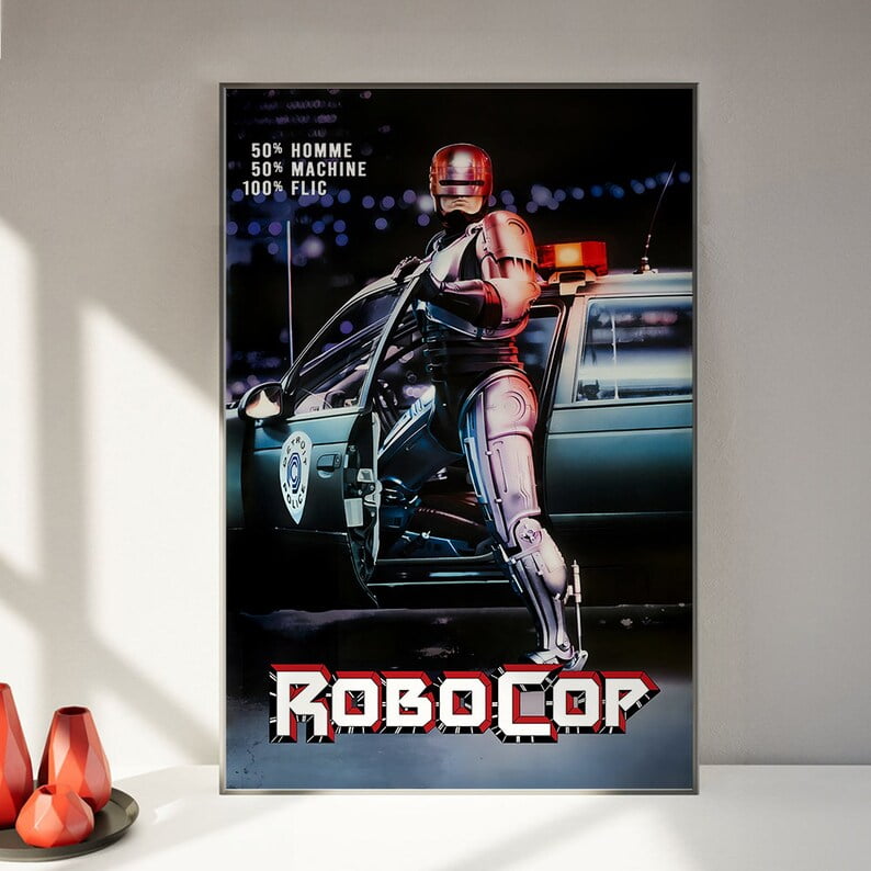 POSTER RoboCop (1987) Movie Poster, Wall Art Print, Art Poster for Gift ...