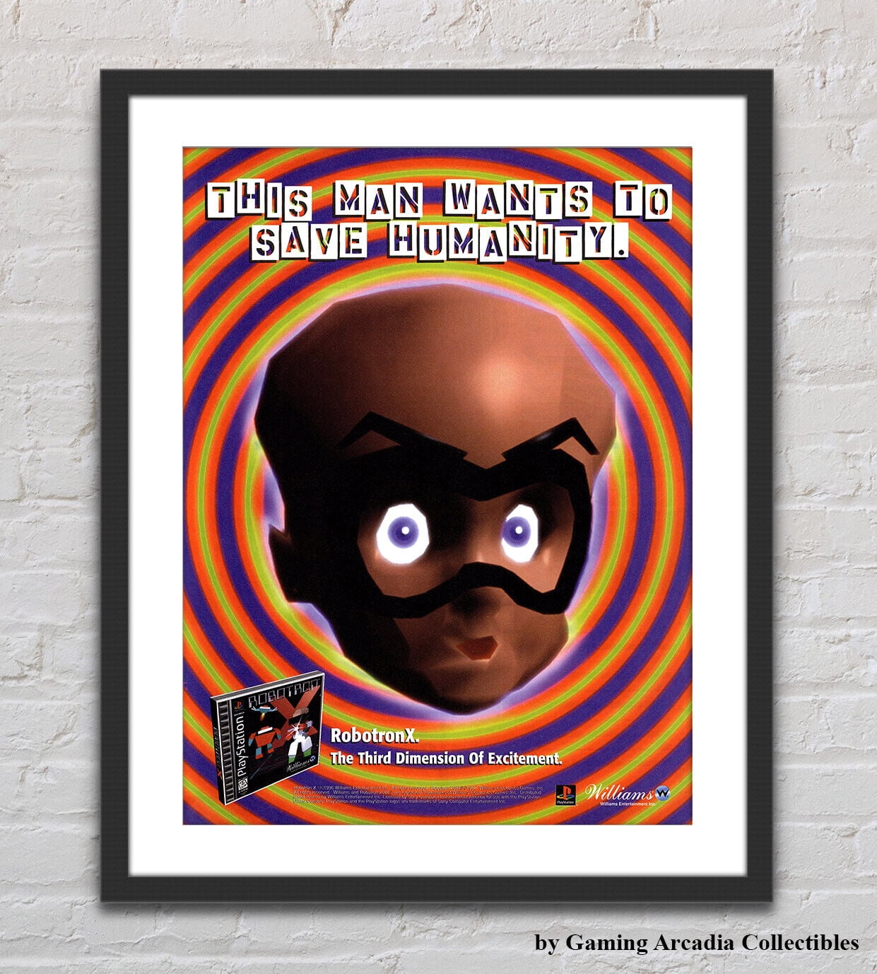 POSTER Robotron X Playstation PS1 Poster-8x12-UNFRAMED - Walmart.com