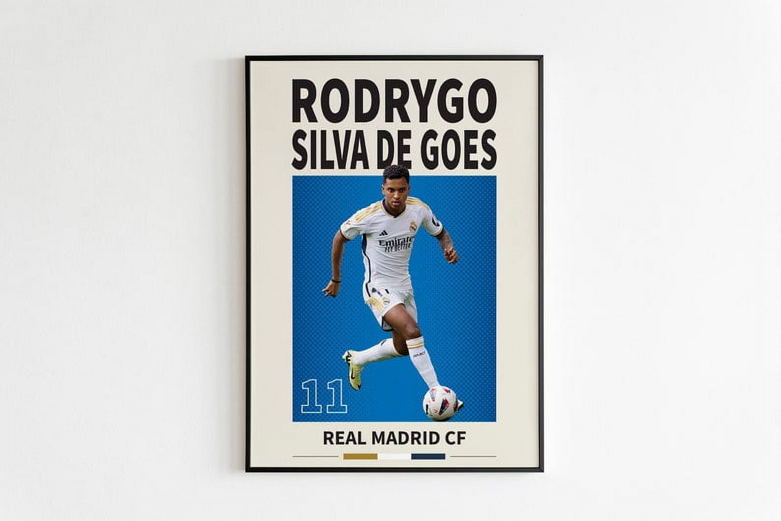 POSTER Rodrygo Poster, Rodrygo Real Madrid Poster, Rodrygo minimalist ...