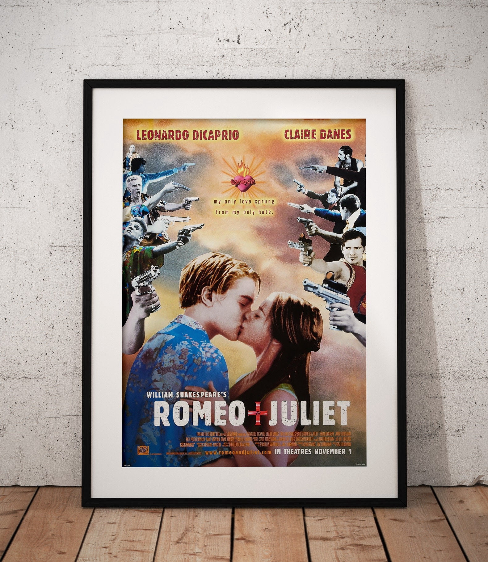 POSTER Romeo and Juliet 1996 Movie Film Poster-UNFRAMED - Walmart.com