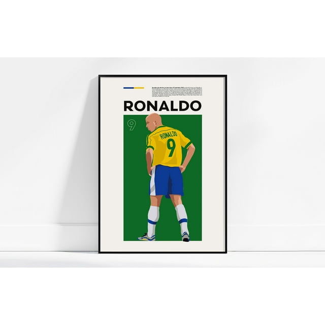 POSTER Ronaldo Football (soccer) Poster Designs-UNFRAMED - Walmart.com