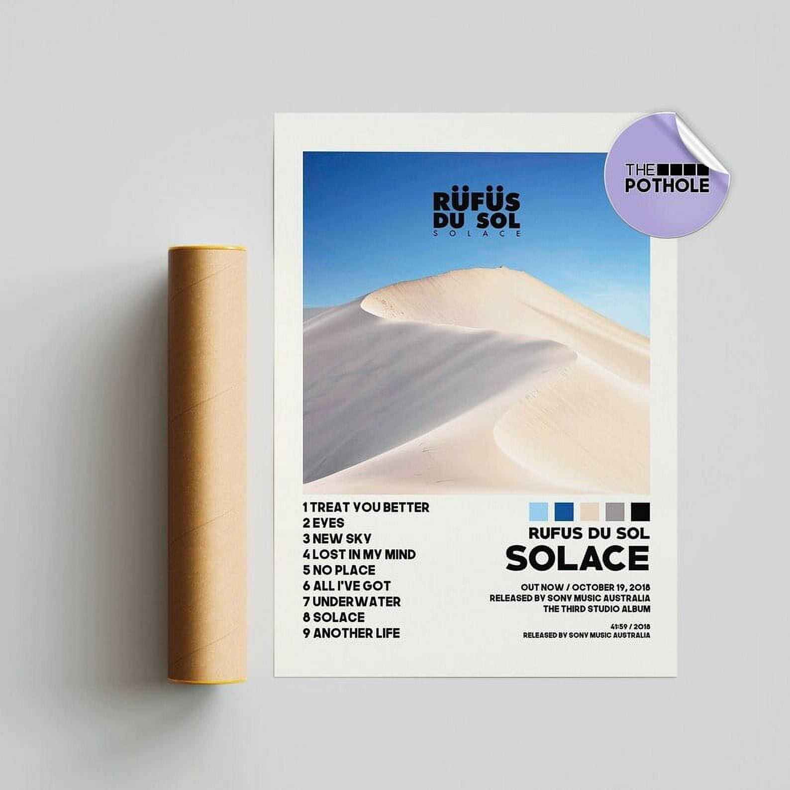 POSTER Rufus Du Sol Poster | Solace Poster | Rufus Du Sol, Tracklist Album Cover Poster / Album ...