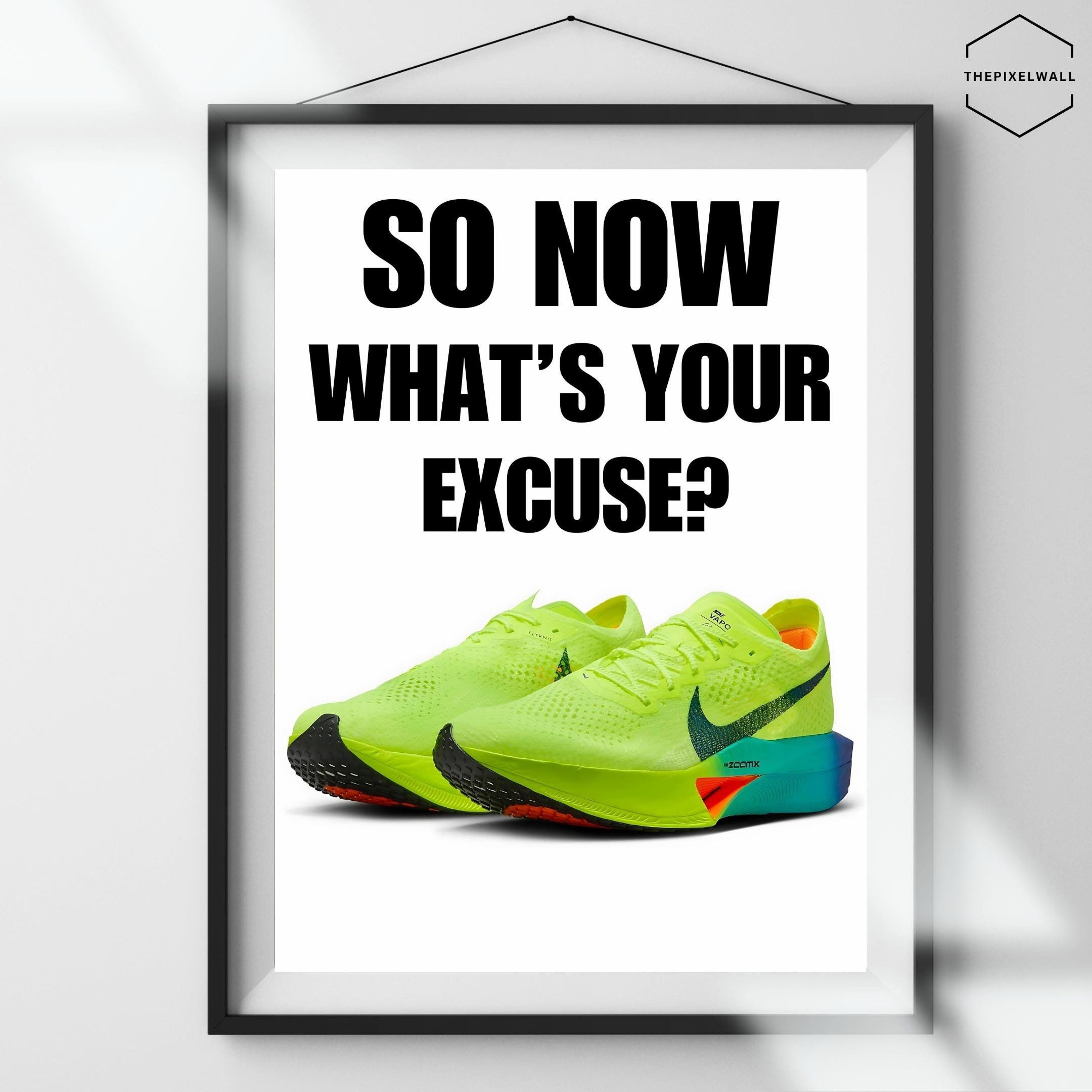 POSTER Running quote print, marathon poster, motivational quote wall ...