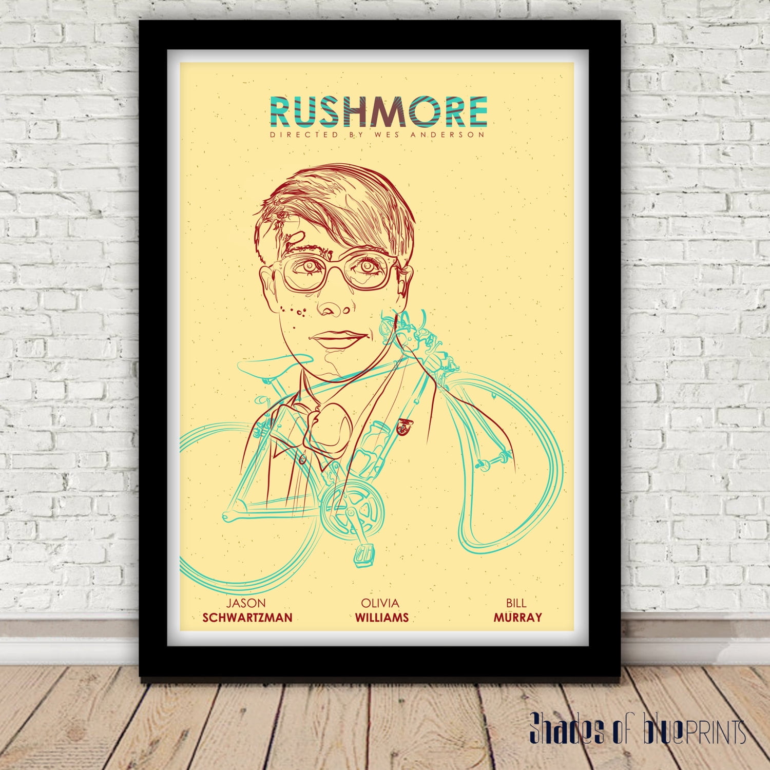 POSTER Rushmore movie poster - Wes Anderson -1998-UNFRAMED - Walmart.com