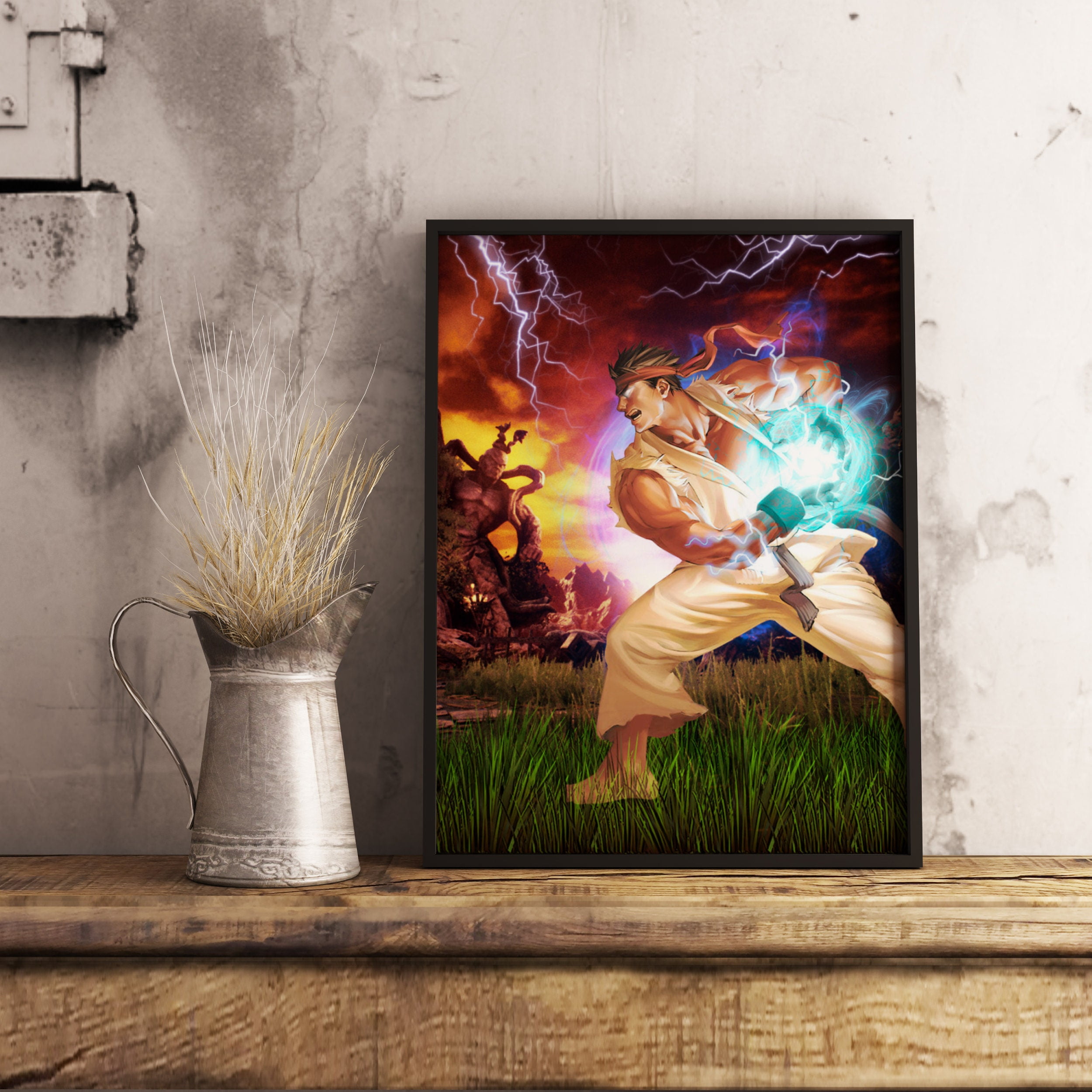 POSTER Ryu Poster-UNFRAMED - Walmart.com