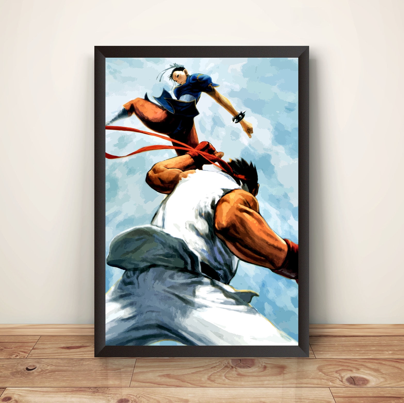 POSTER Ryu Vs Chun Li Arcade Flyer Premium Poster-UNFRAMED - Walmart.com