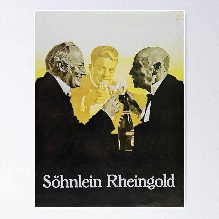 POSTER SÃ¶hnlein Rheingold Commercial POSTER UNFRAMED, 8x12 - Walmart.com