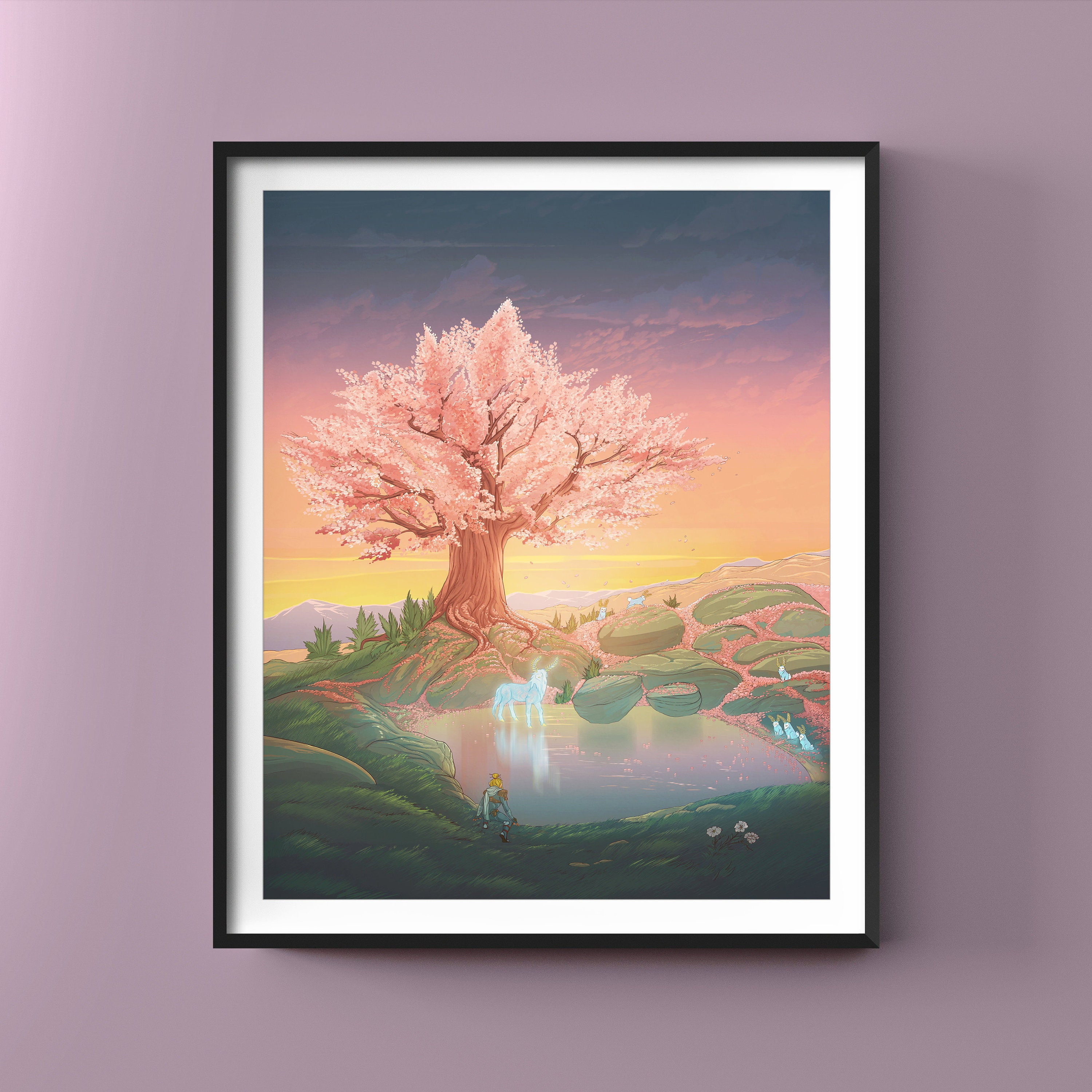POSTER SATORI MOUNTAIN Print, The Legend of Zelda, Breath of the Wild ...
