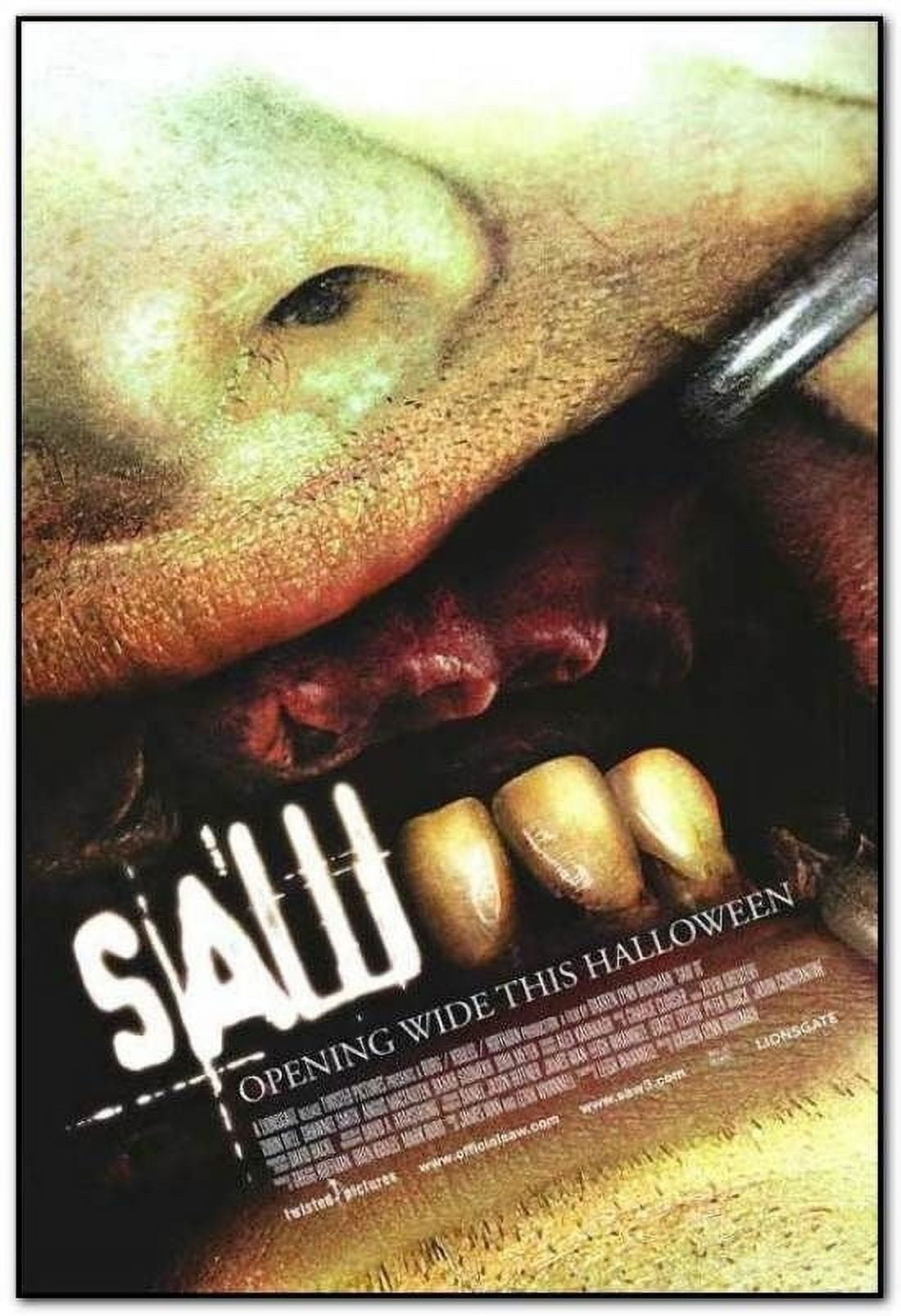 POSTER SAW 3 - 2006 - original movie poster - Style A - "Bloody Mouth" Style - DINA MEYER ...