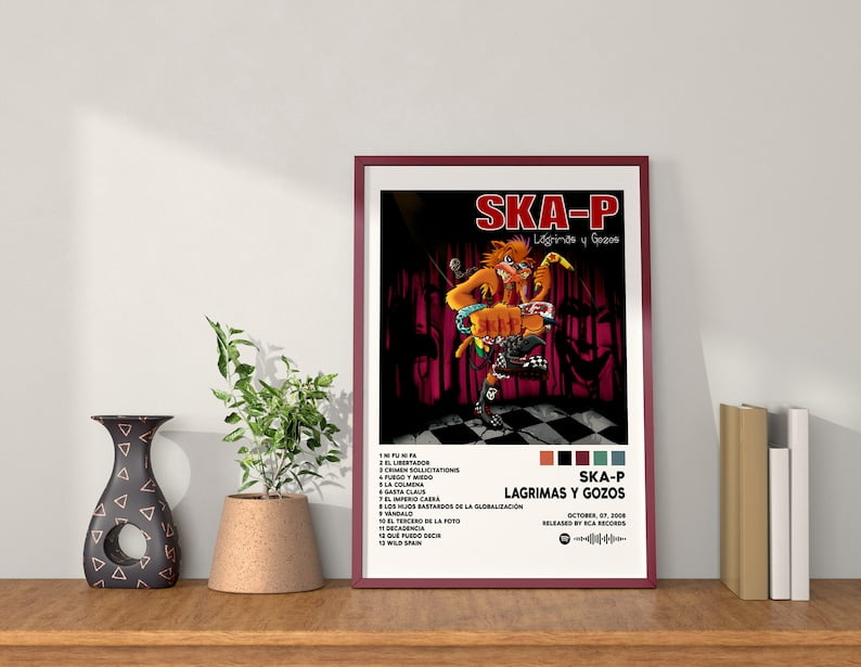 POSTER SKA-P / Lagrimas Y Gozos / Imprimible , portada del álbum ...