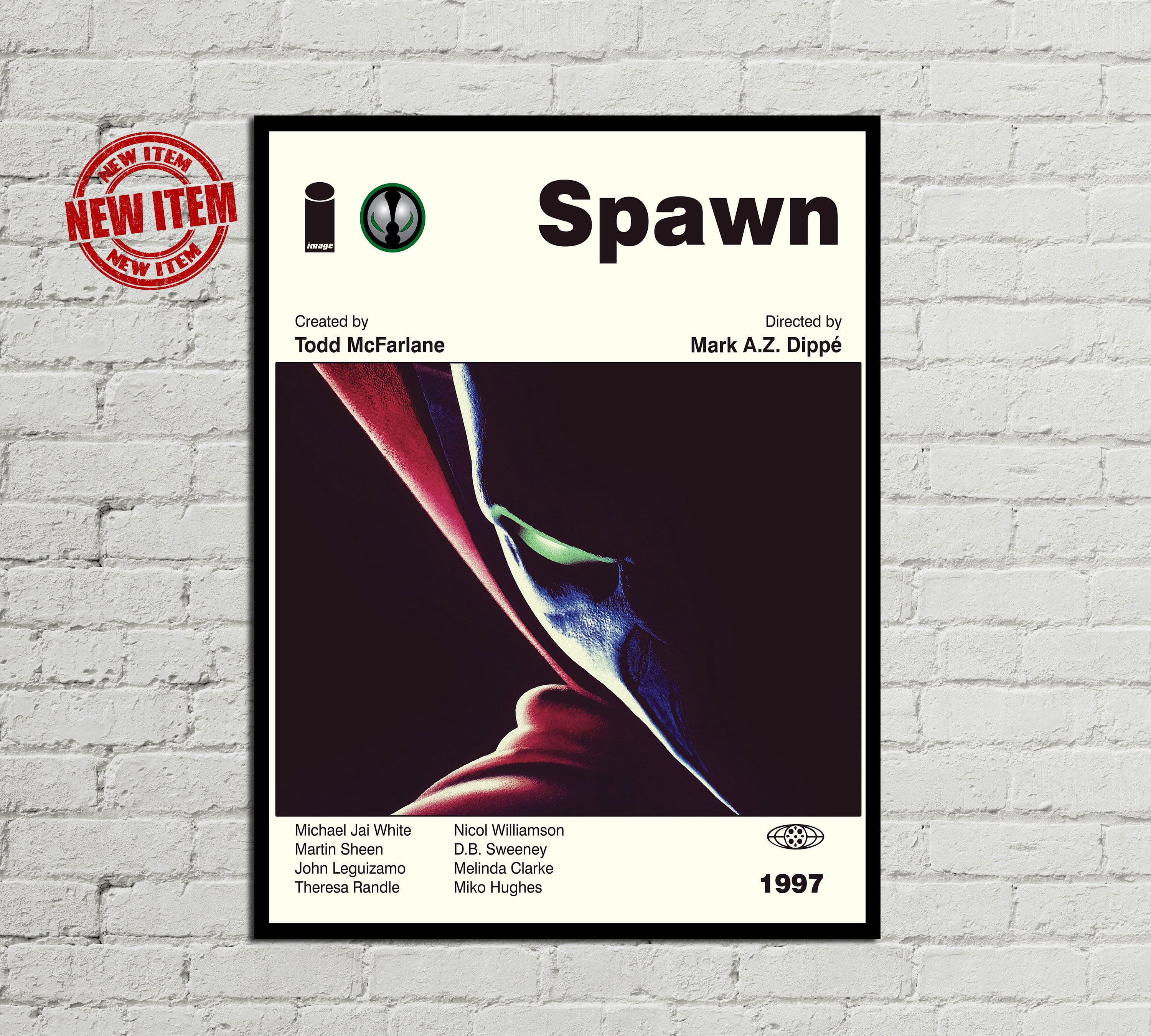 POSTER SPAWN POSTER - Movie Poster - Mid Century Modern Poster ...