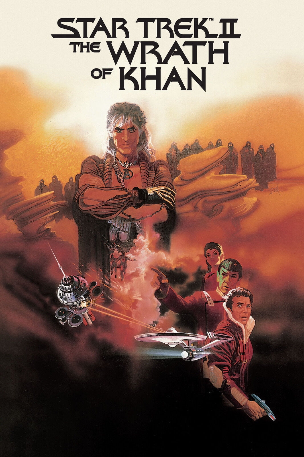 POSTER STAR TREK II THE WRATH OF KHAN Movie Poster 1982-8x12-UNFRAMED - Walmart.com