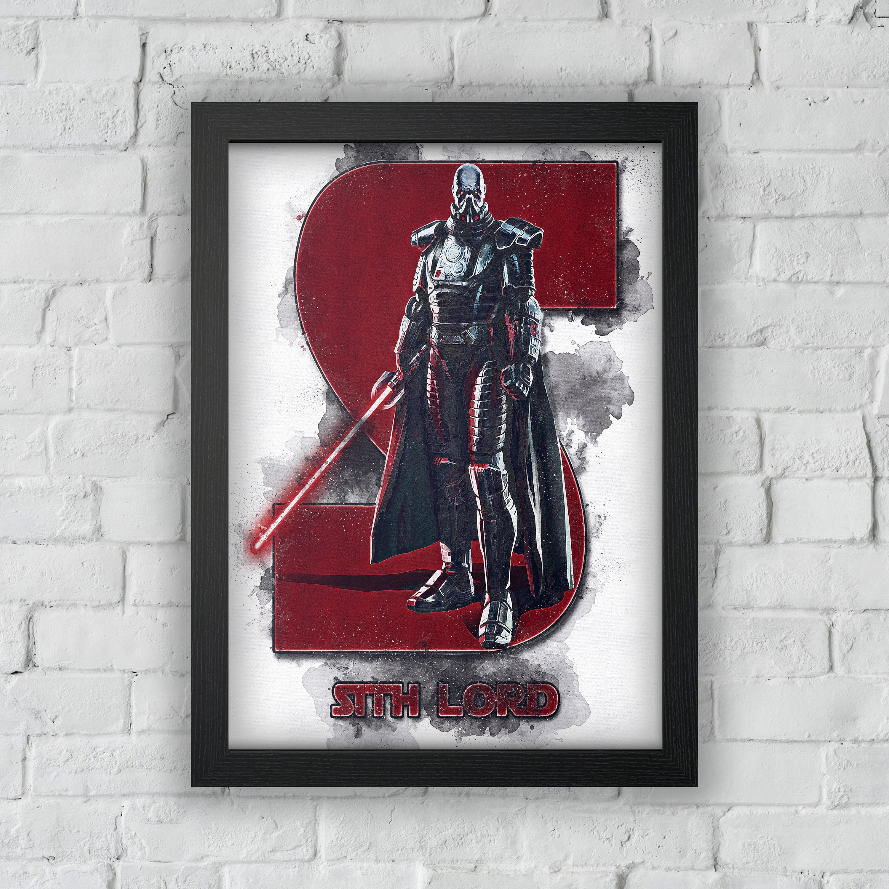 POSTER STAR WARS ALPHABET - Sith Lord Print - Sith Lord Poster - Star ...