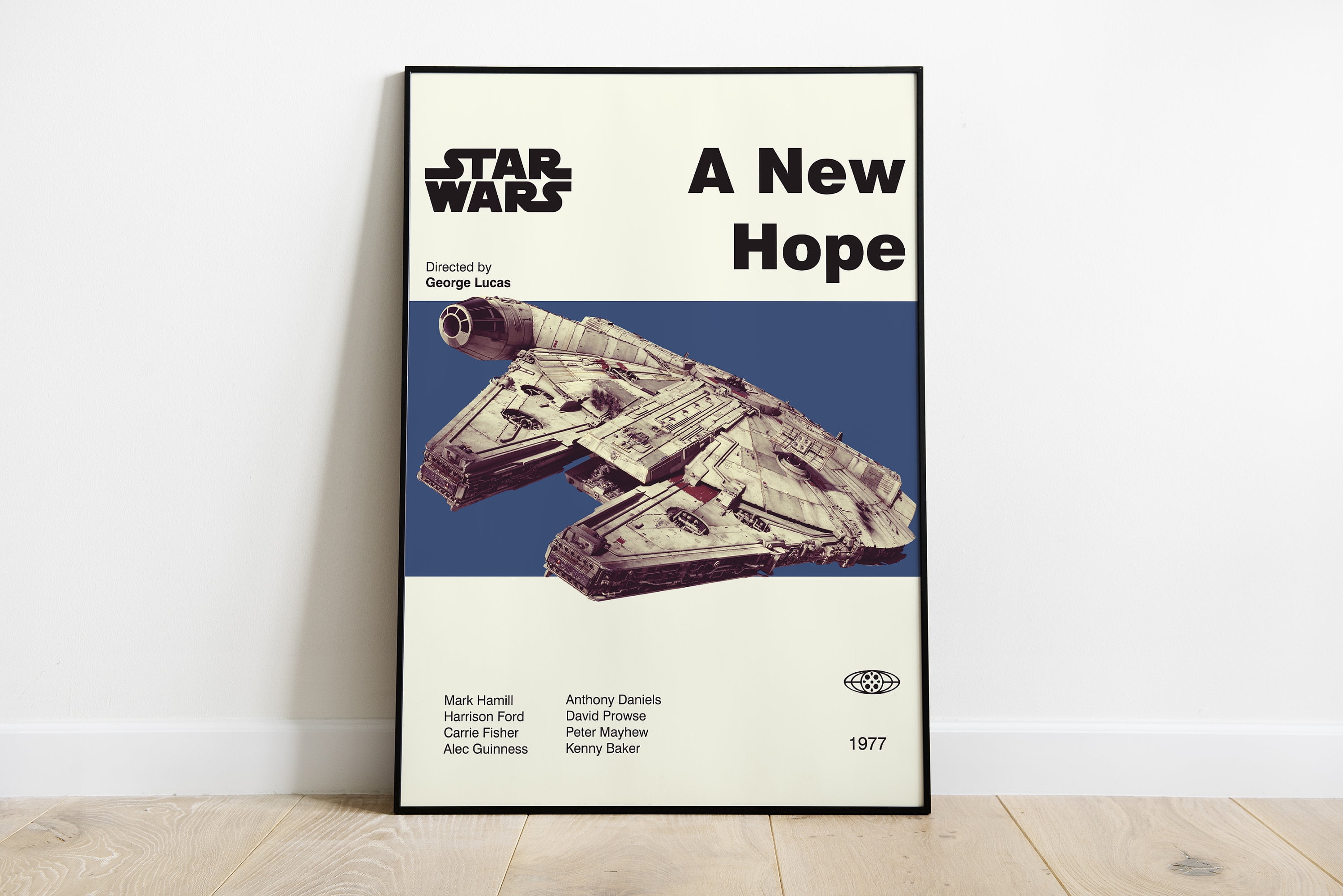 POSTER STAR WARS POSTER - Millennium Falcon Poster - New Hope Poster ...