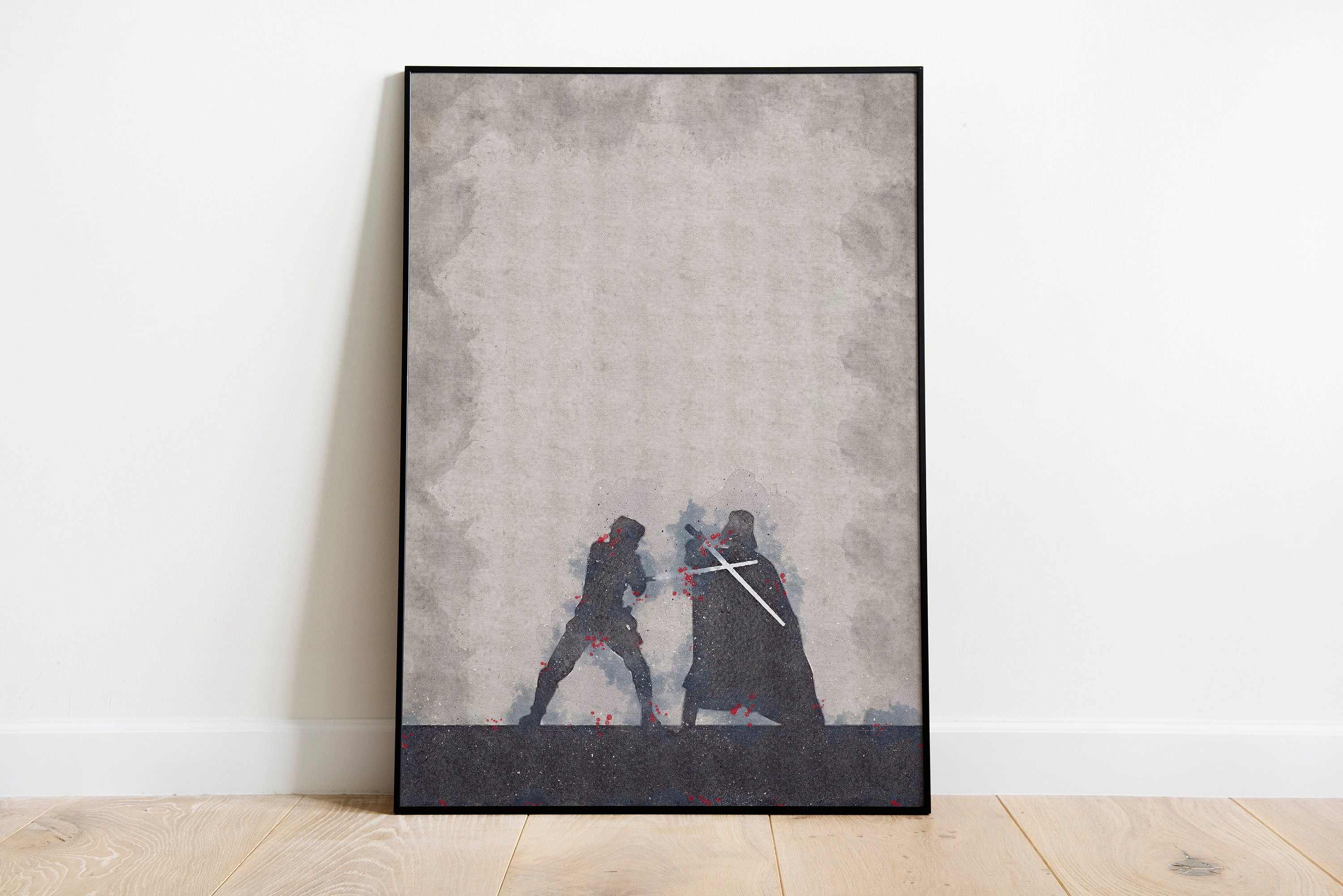POSTER STAR WARS POSTER - Luke Skywalker & Darth Vader Poster - Luke ...