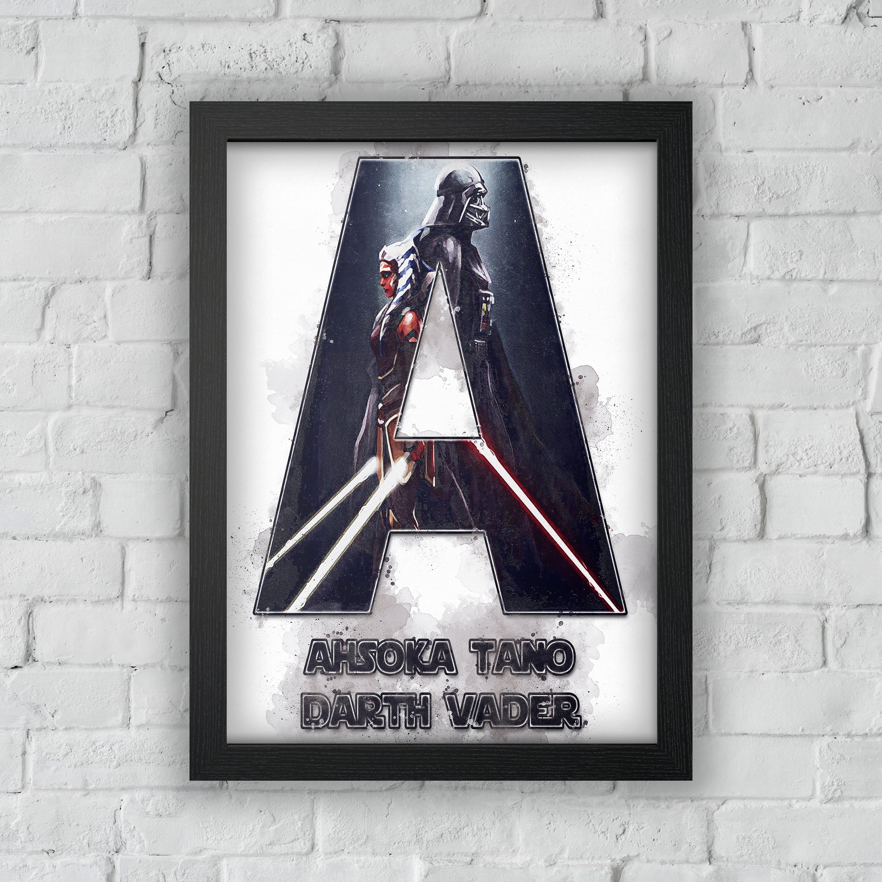 POSTER STAR WARS POSTER - Star Wars Alphabet - Ahsoka Tano Print ...
