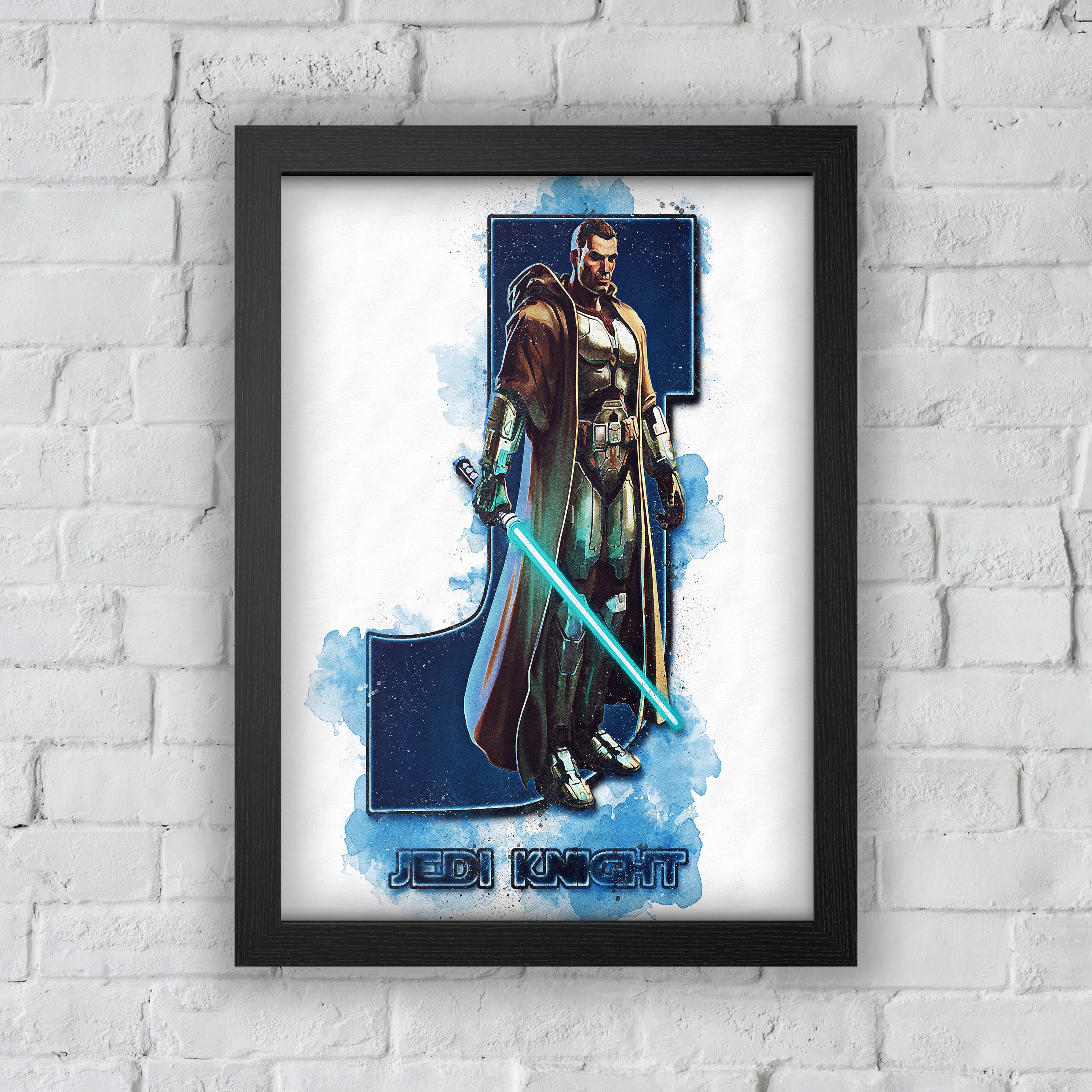POSTER STAR WARS POSTER - Star Wars Alphabet - Jedi Knight Print - Jedi ...
