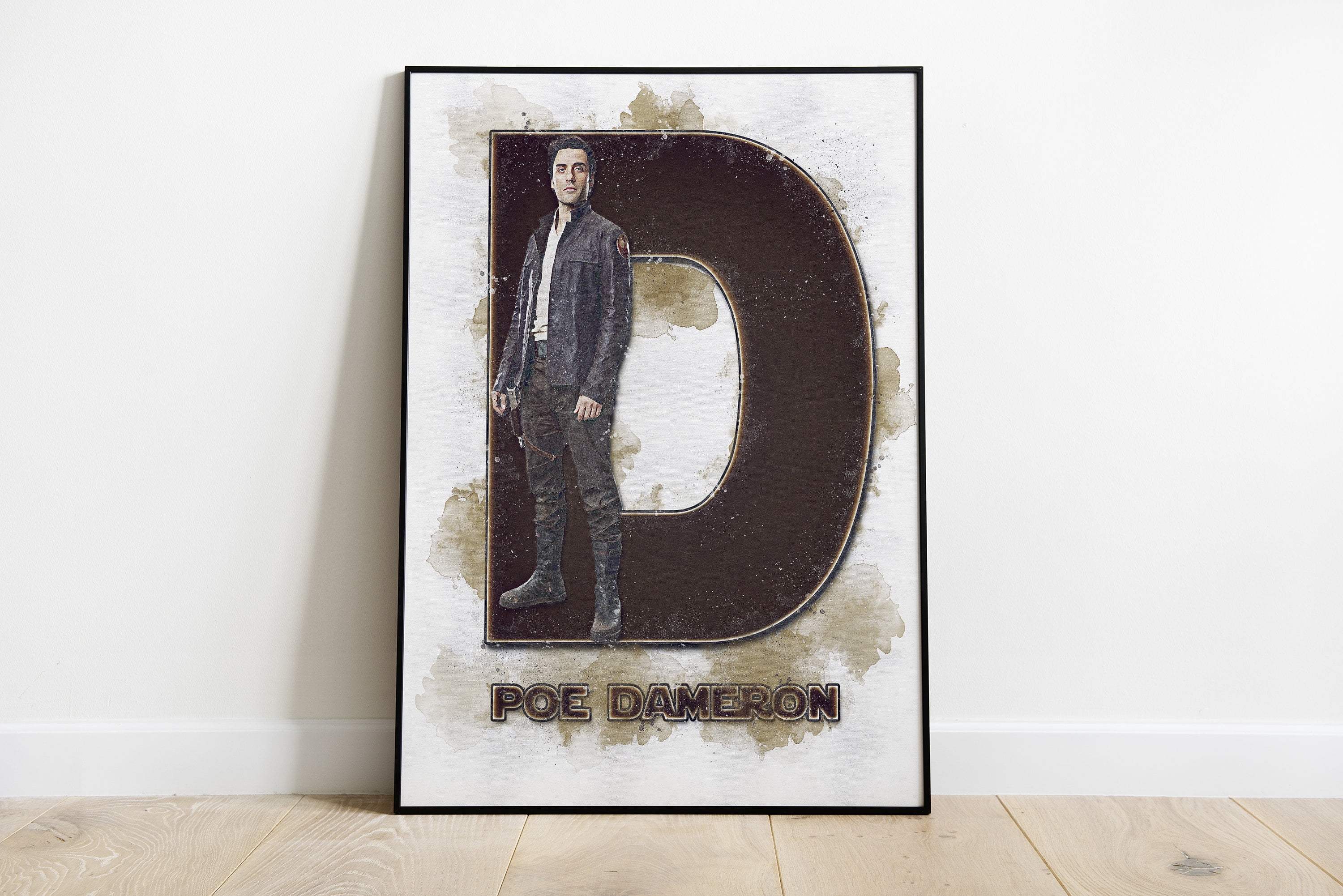 POSTER STAR WARS POSTER - Star Wars Alphabet Poster - Poe Dameron ...