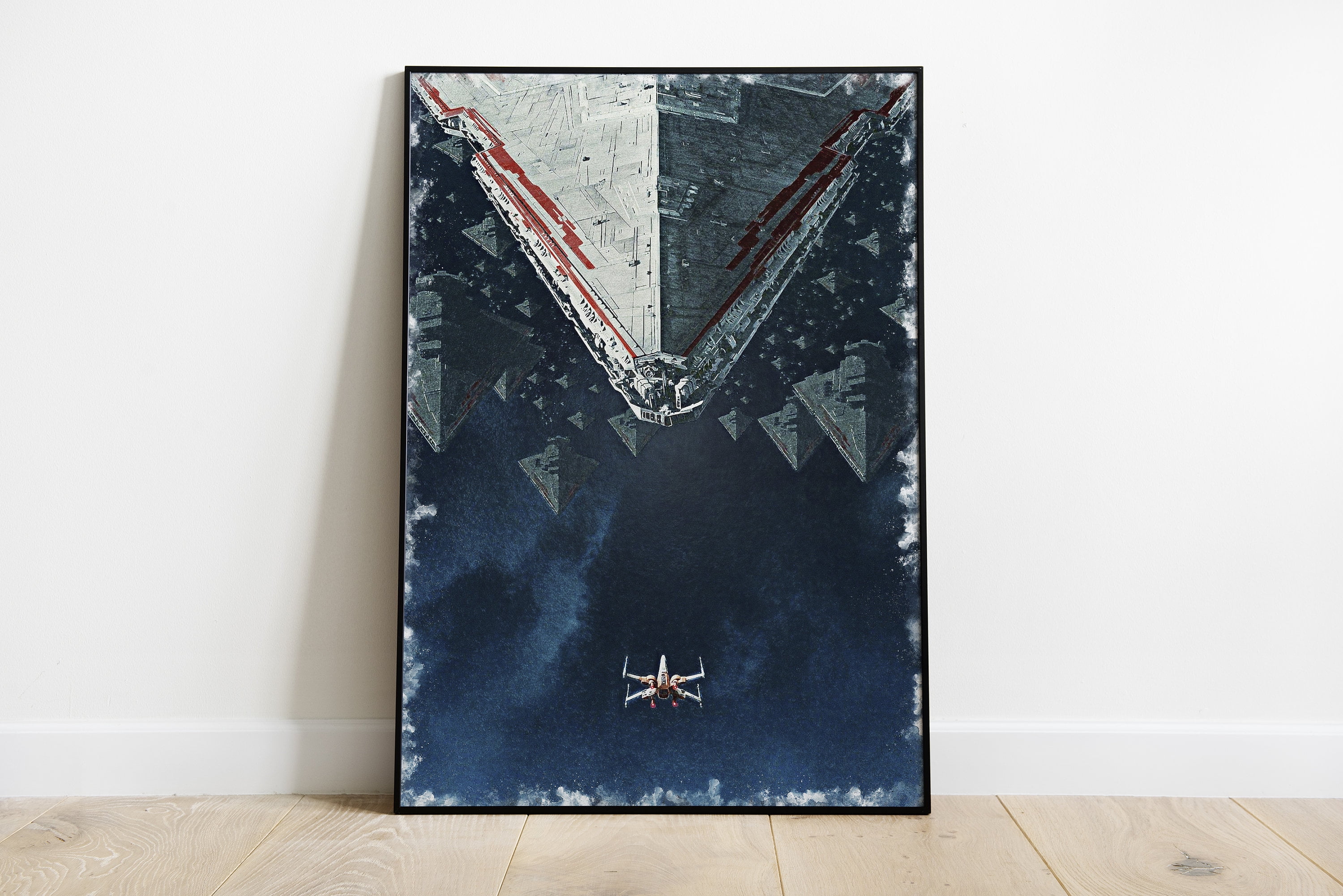 POSTER STAR WARS POSTER - X Wing Poster, Star Destroyer Poster - Star ...
