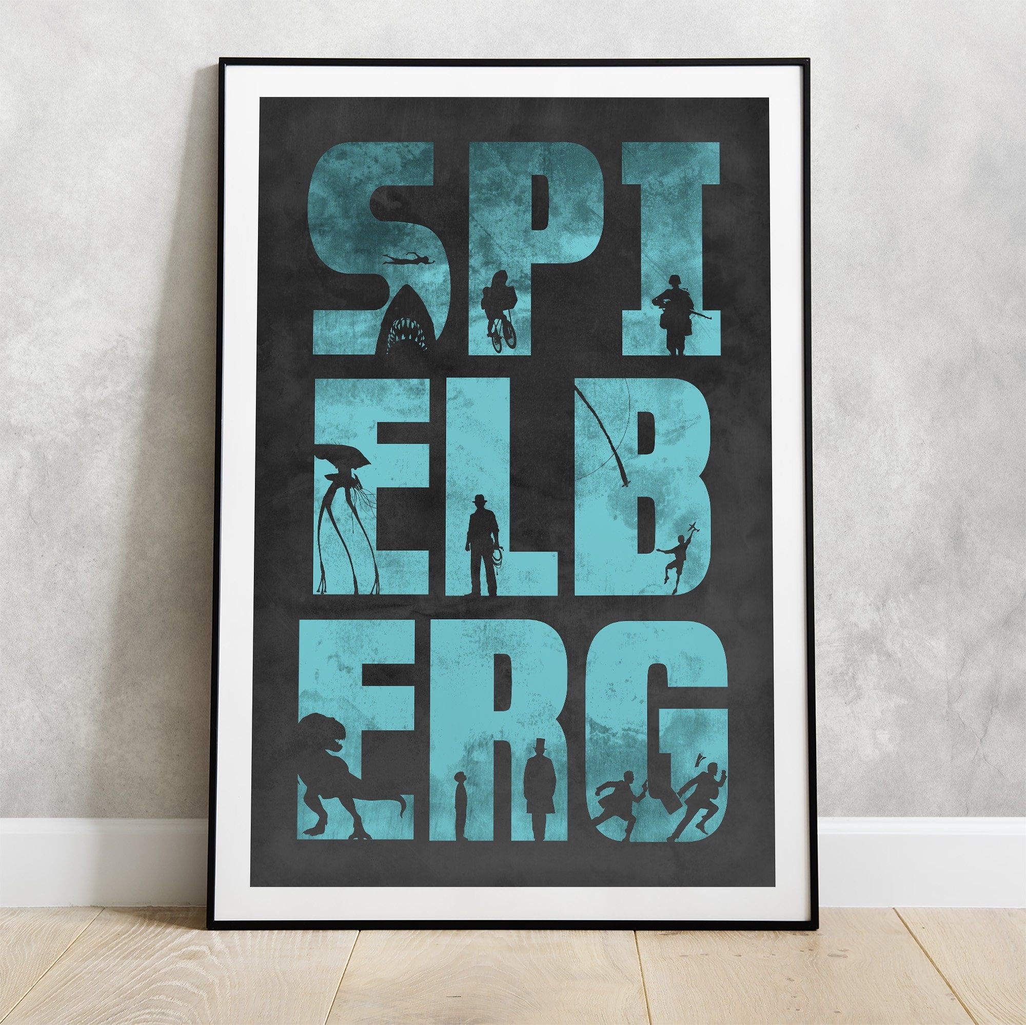 POSTER STEVEN SPIELBERG Movies Poster - Filmography Homage Tom Hanks ...