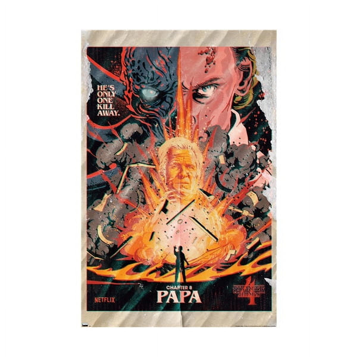 POSTER STRANGER THINGS 4 - PAPA POSTER - - 23018-12x18-UNFRAMED ...