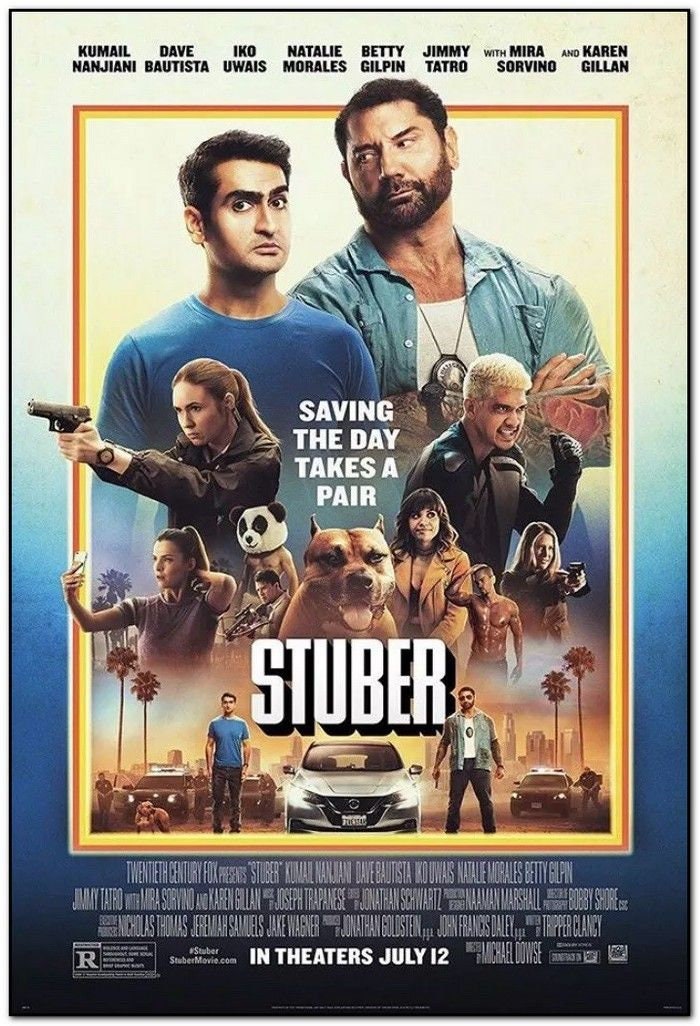 POSTER STUBER - 2019 - original Movie Poster - Final Style - DAVE ...