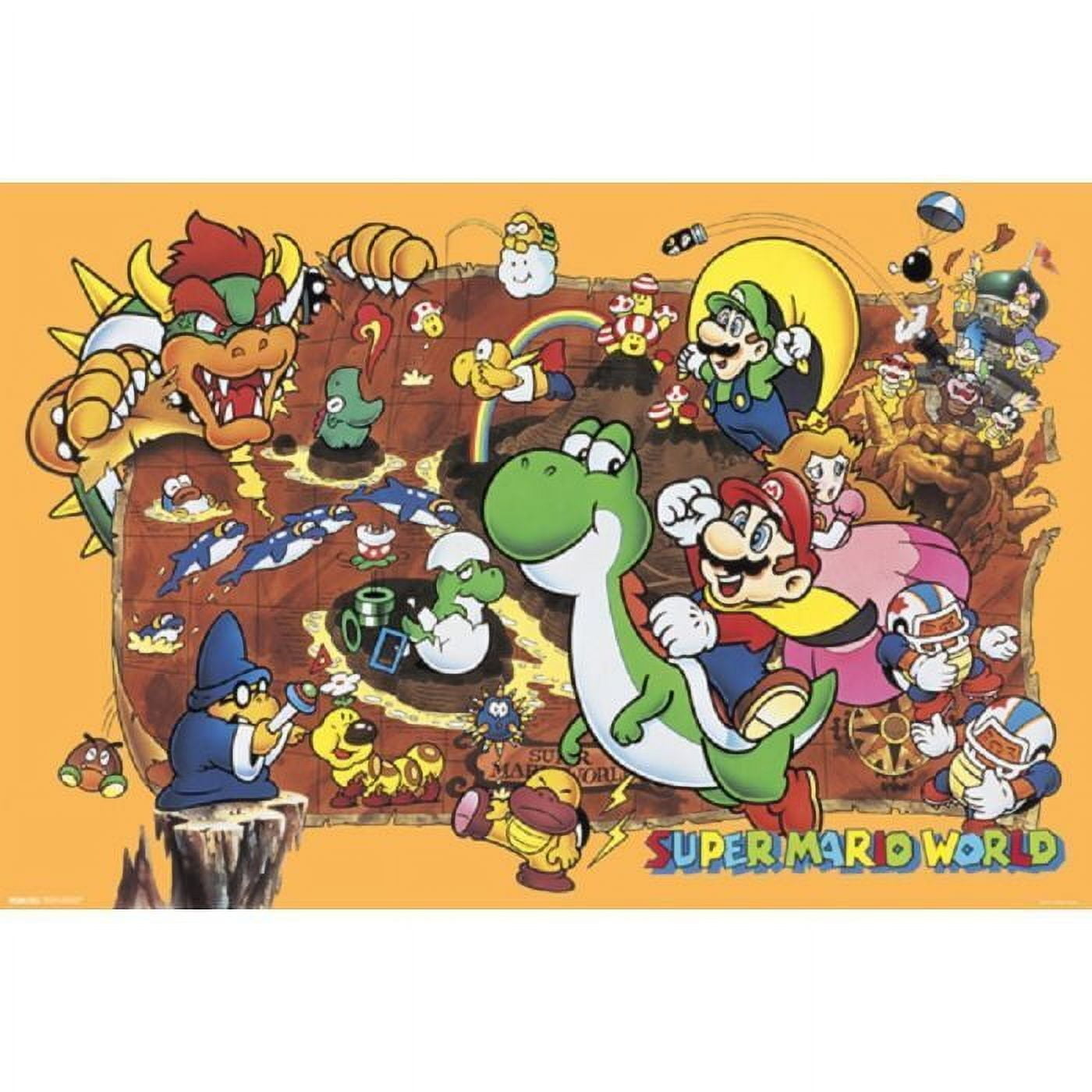 POSTER SUPER MARIO WORLD - POSTER - 160794-8x12-UNFRAMED - Walmart.com
