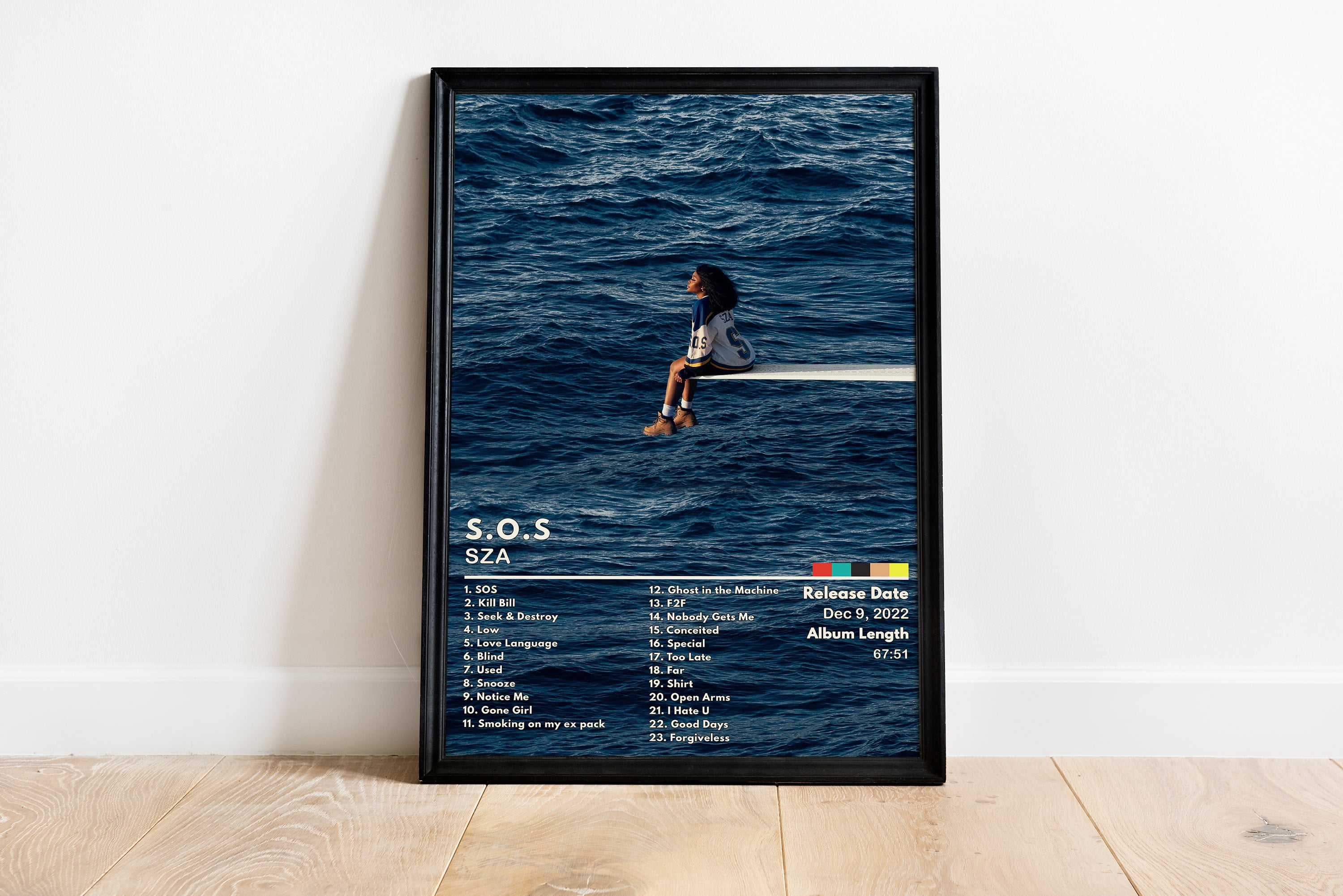 POSTER SZA Poster, Sza, Sza Merch, SOS Poster | SZA Tracklist Album ...