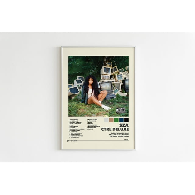 POSTER SZA Posters / CTRL DELUXE Poster / Ctrl deluxe Tracklist / Album ...