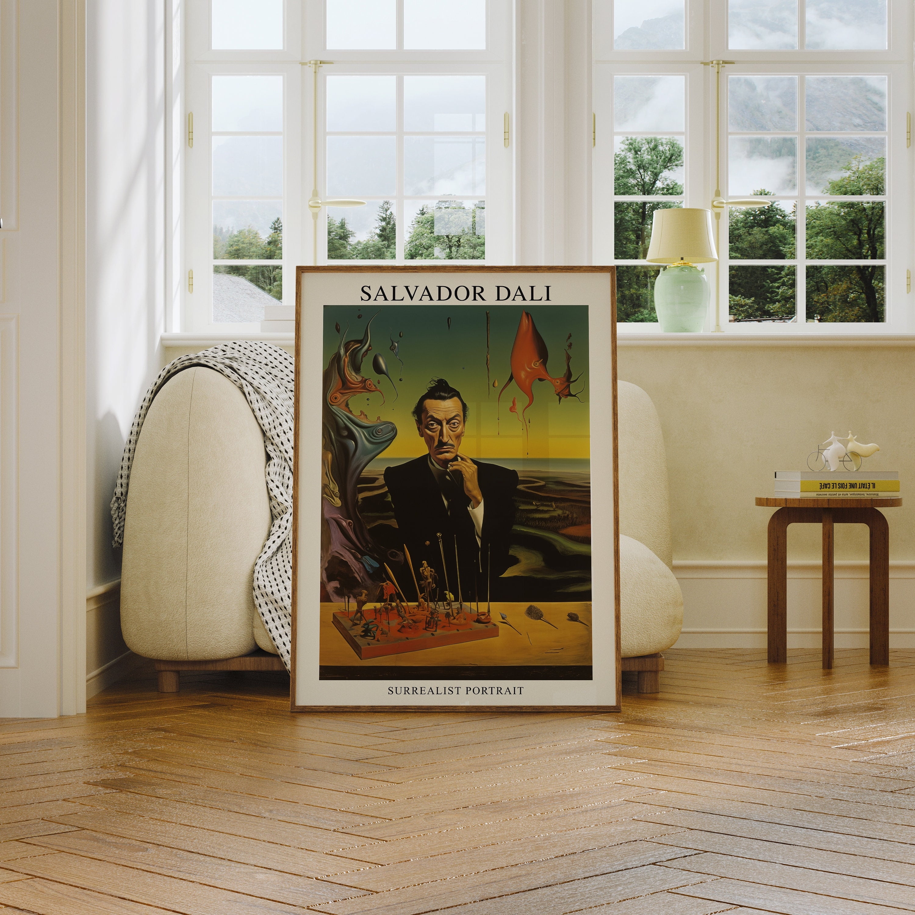 POSTER Salvador Dali Portrait, Dali Wall Art, Famous Artist Prints ...