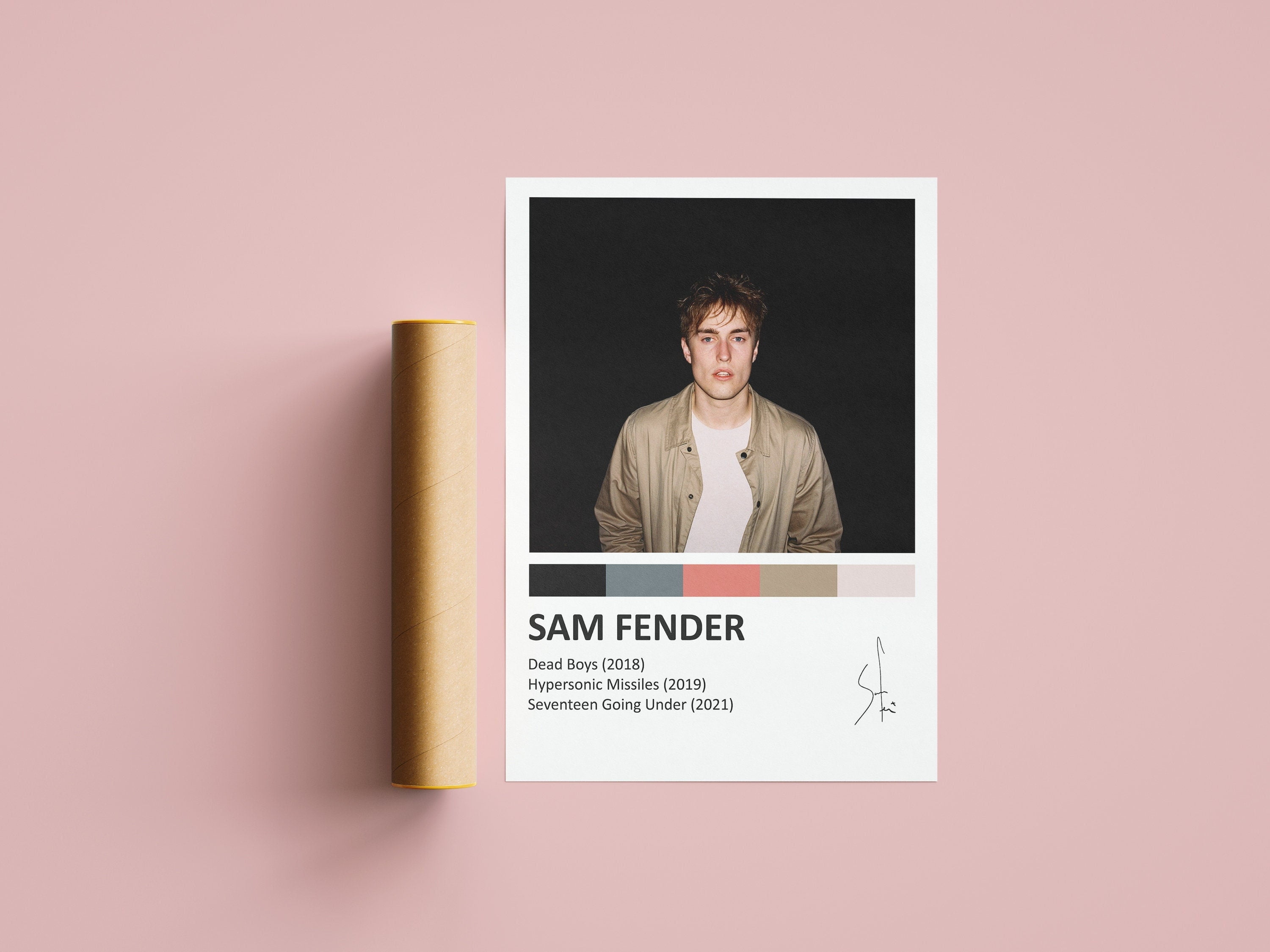 POSTER Sam Fender Print / Sam Fender Poster / Music Poster / Albums ...