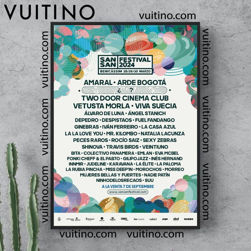 POSTER San San Festival 2024 Dates Vertical Poster-8x12-UNFRAMED ...
