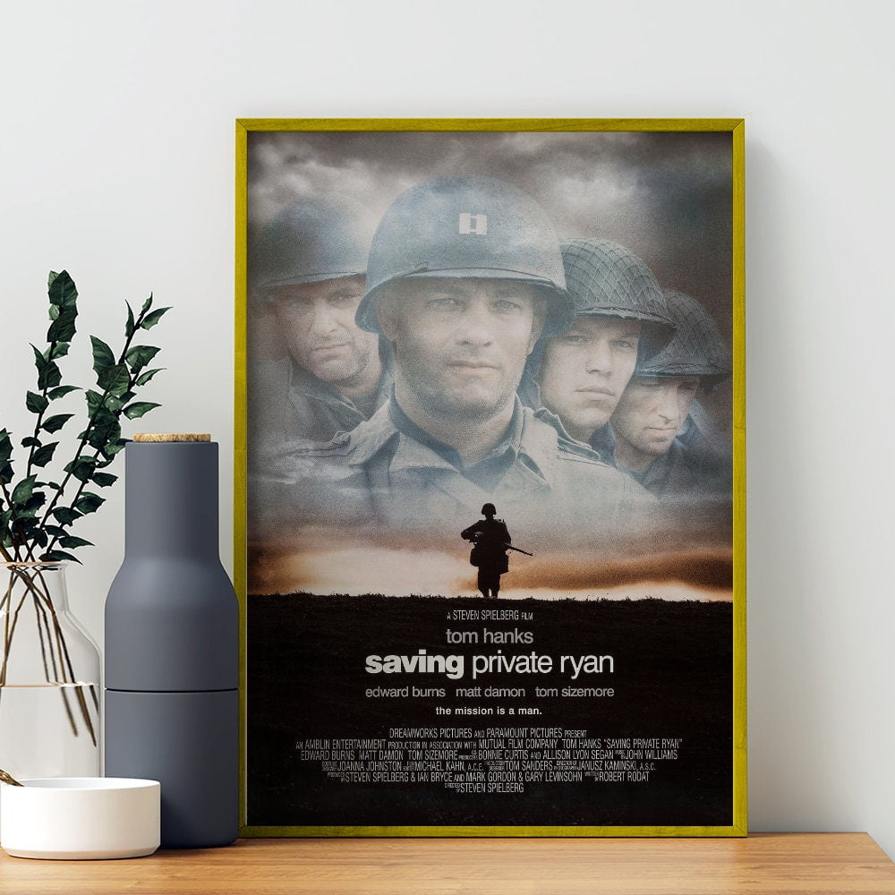 POSTER Saving Private Ryan Movie Poster, 90s MOVIE POSTER ON Print ...