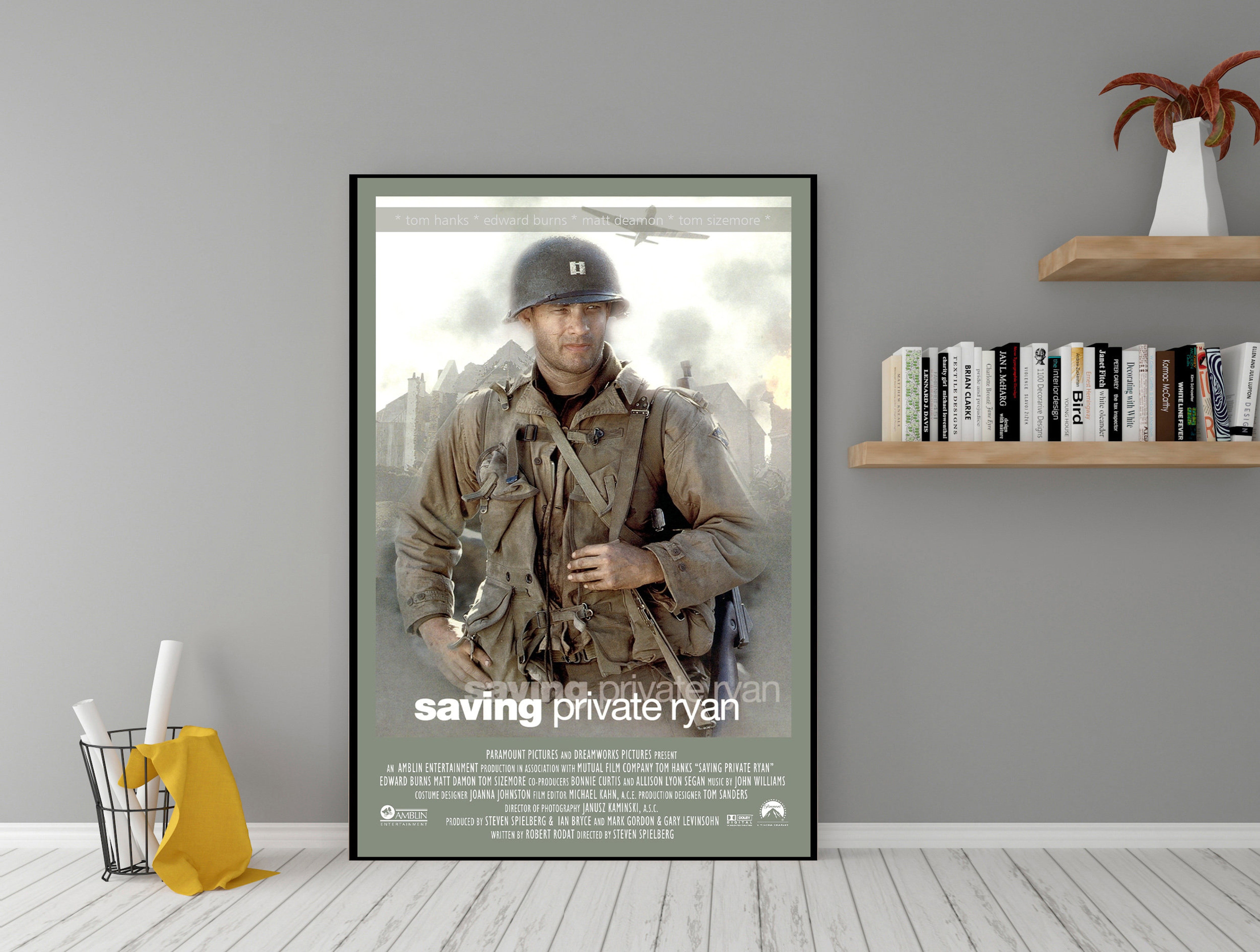 POSTER Saving Private Ryan Movie Poster - High Quality Wall Art - Room ...