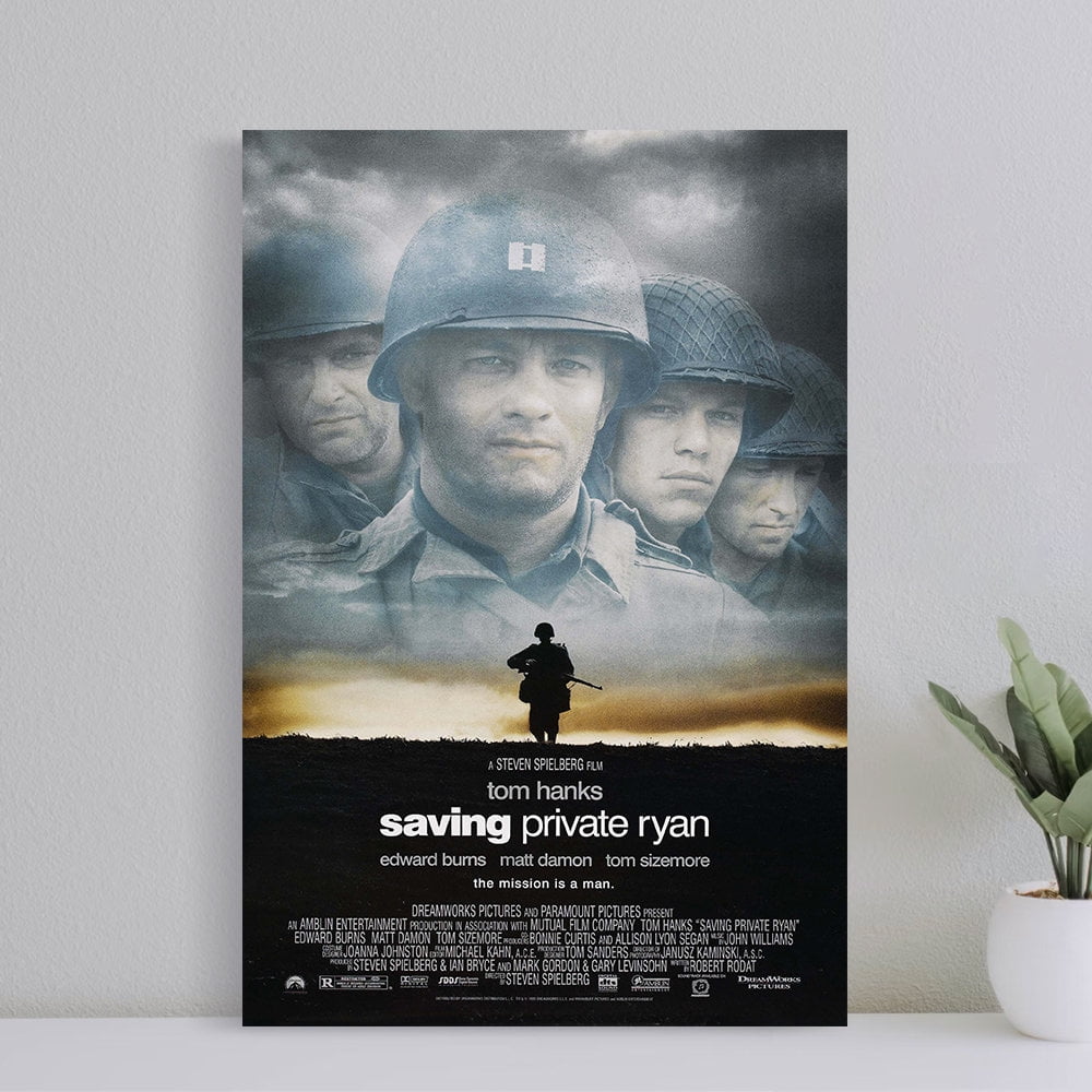 POSTER Saving Private Ryan Movie Poster, Wall Art Film Print, Art ...