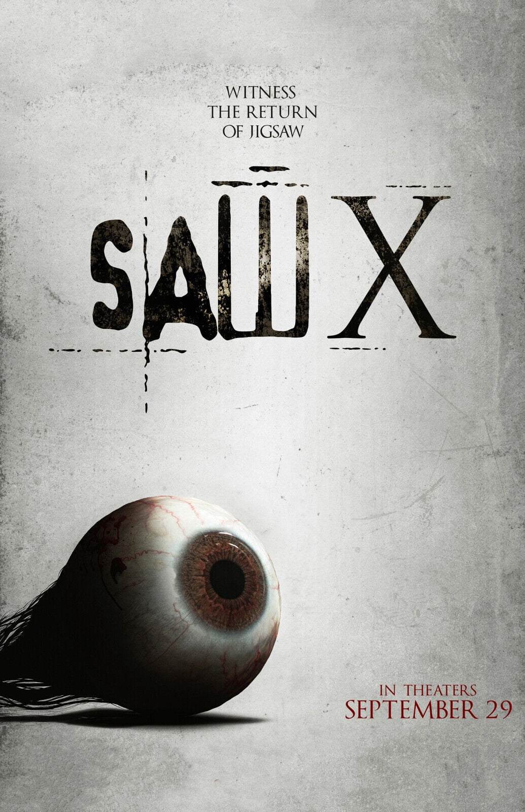 POSTER Saw X Film By Kevin Greutert 2023 Eyeball Movie Poster-8x12 ...