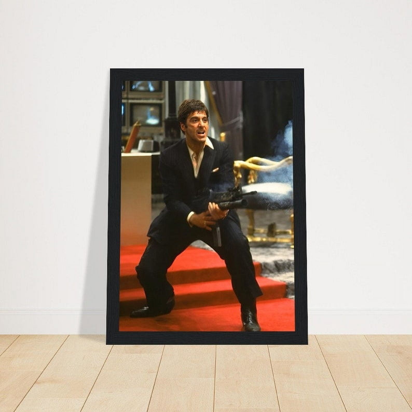 POSTER Scarface Al Pacino Tony Montana Gun Poster | A4 A3 A2 A1 Poster ...