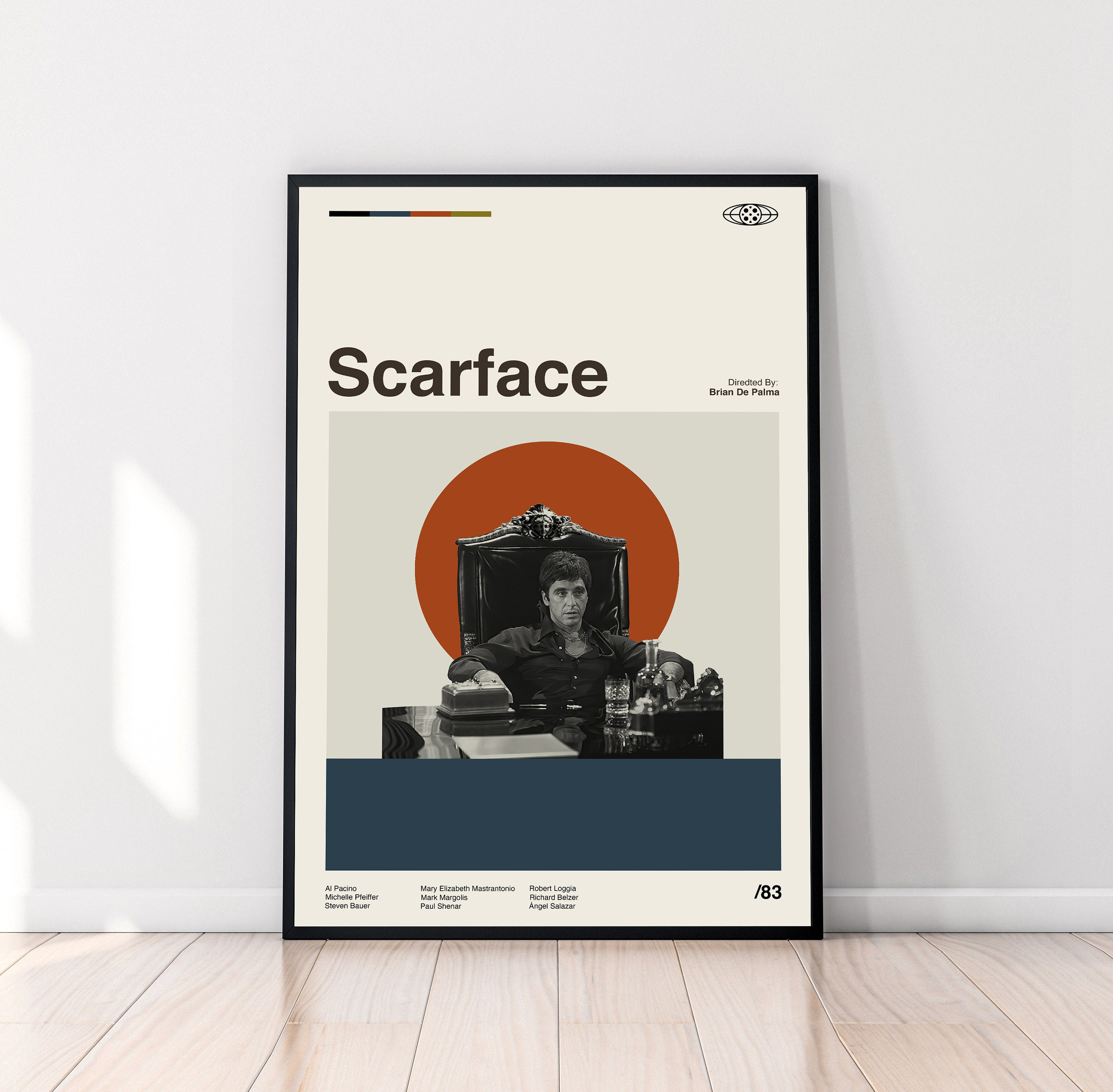 POSTER Scarface Poster, Scarface Movie , Brian De Palma, Midcentury Art ...