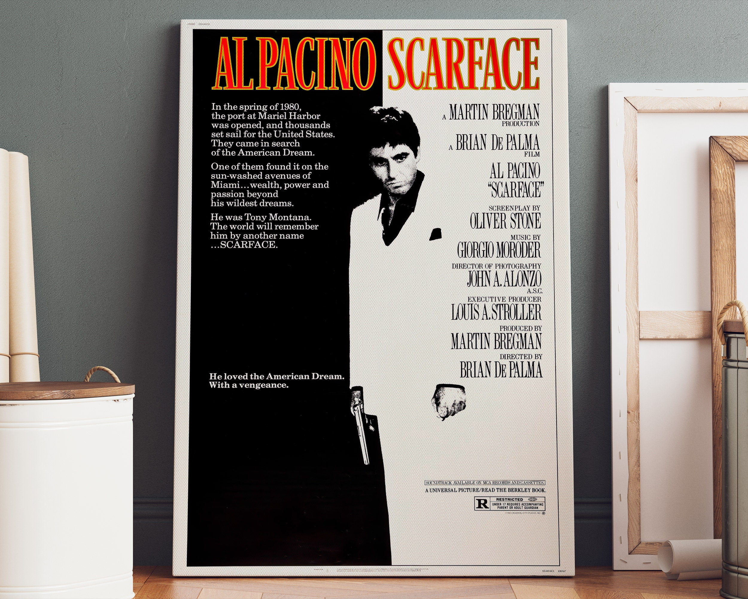 POSTER Scarface Poster | Scarface Print, Scarface Print, Wall Art ...