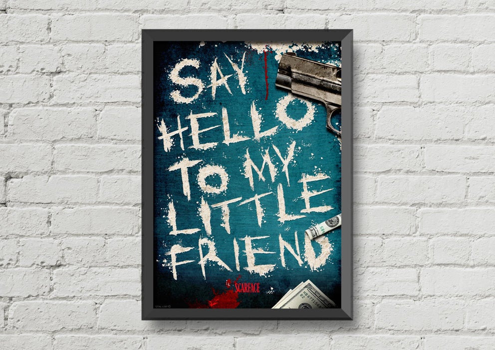 POSTER Scarface poster,Scarface print,Al Pacino poster,movie poster ...
