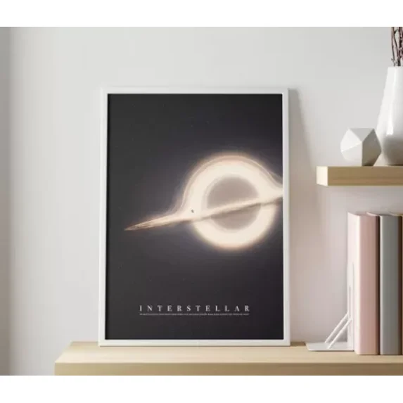 POSTER Sci-Fi Space Poster, Interstellar-Inspired Artwork, Galactic ...