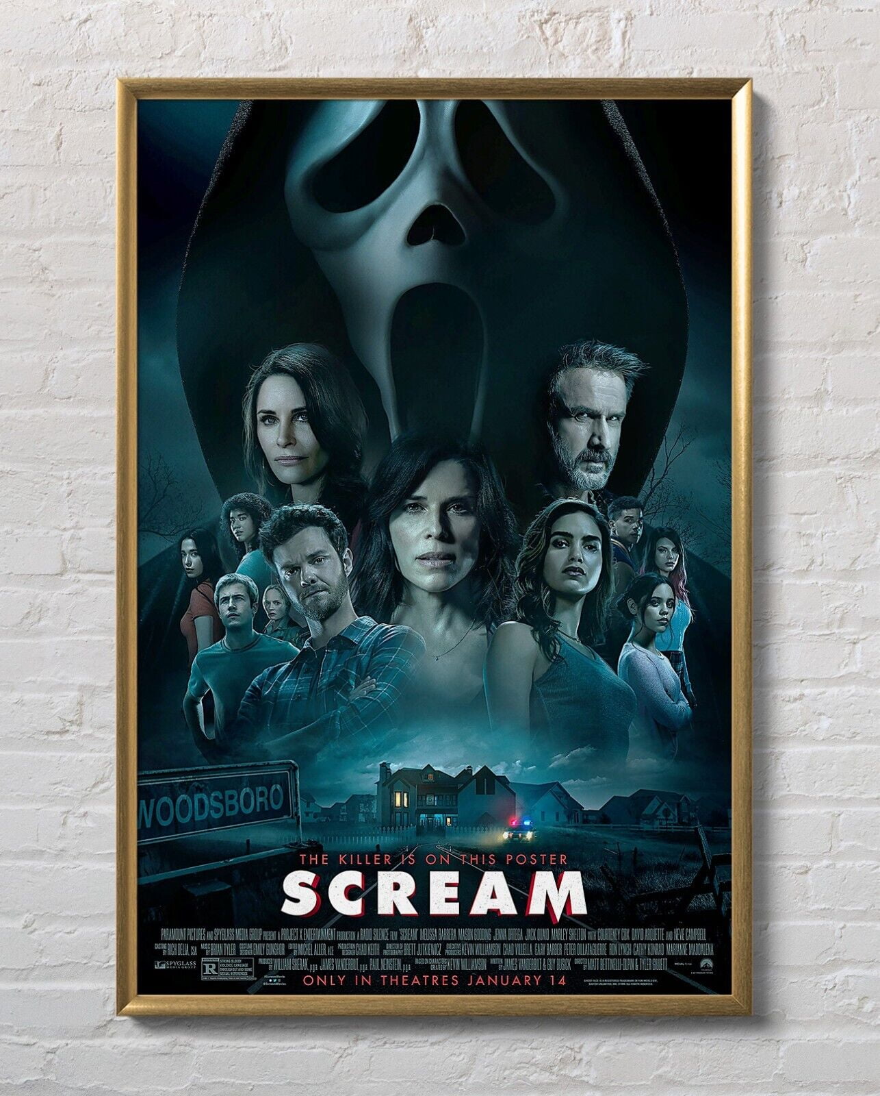 POSTER Scream 2022 Movie Poster-12x18-UNFRAMED - Walmart.com
