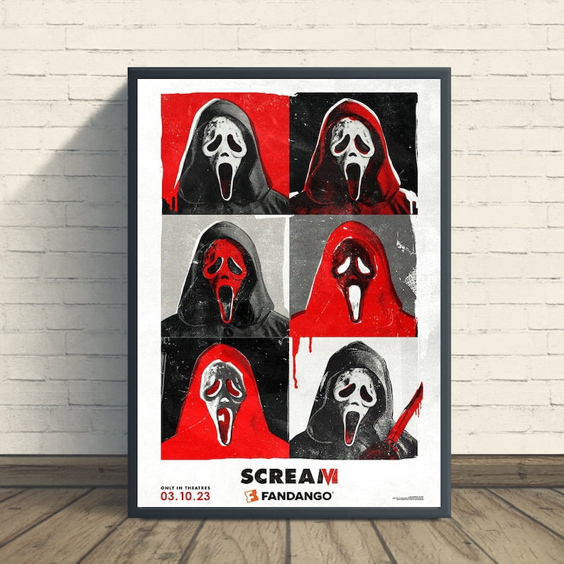 POSTER Scream 6 Movie Poster, Poster Printing, Classic Movie Wall Art ...