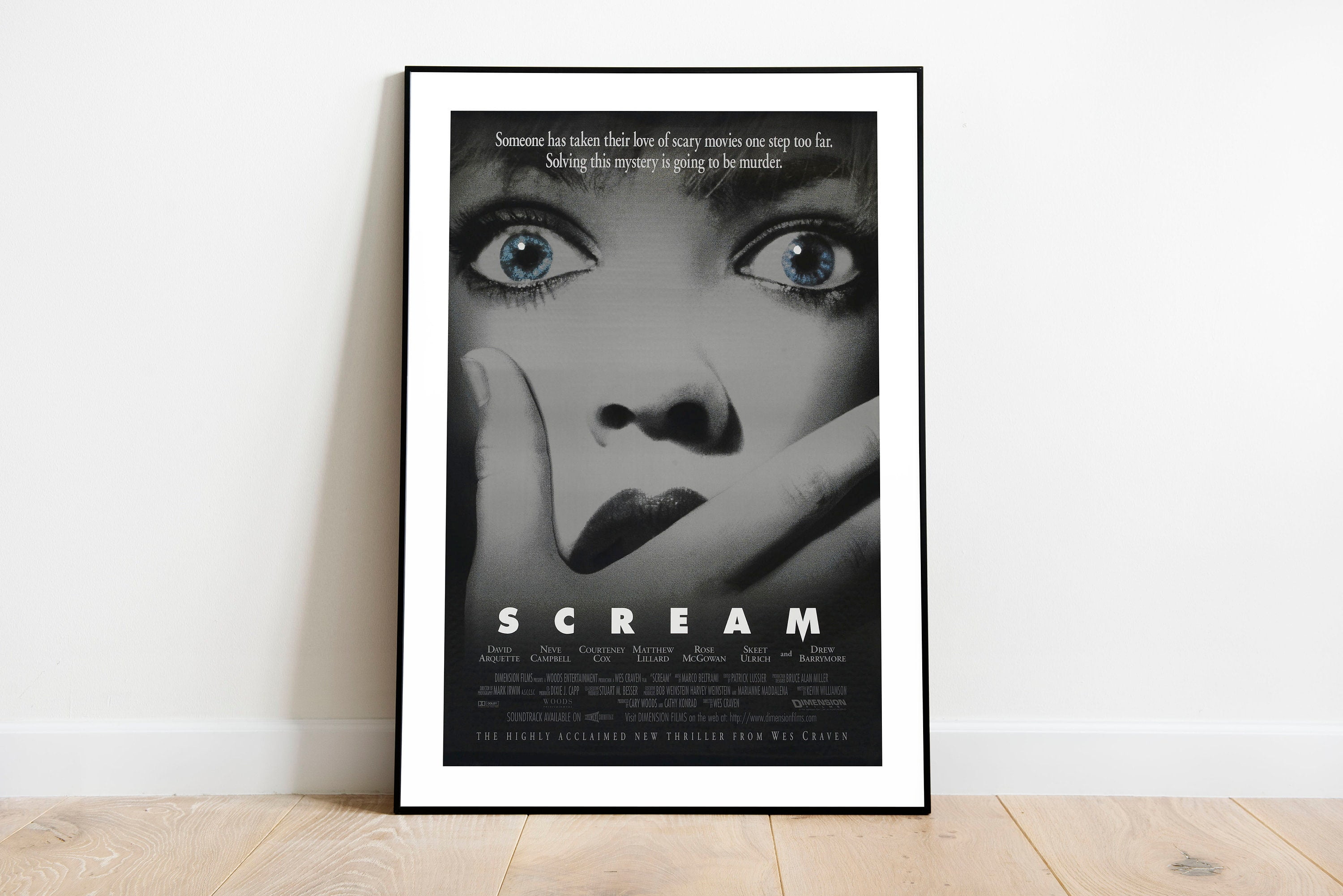 POSTER Scream Movie Poster 1996, Wall Art, Wall Decor, Poster, Statement Print, Classic 90's ...